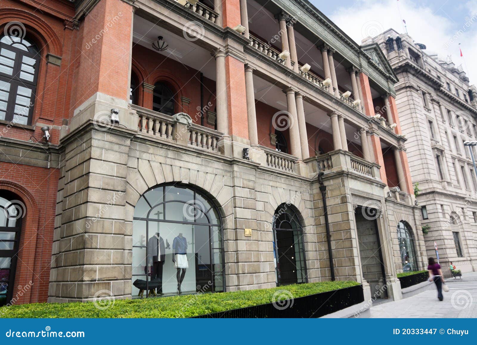 Old Building on Shanghai Bund Stock Image - Image of showcase ...