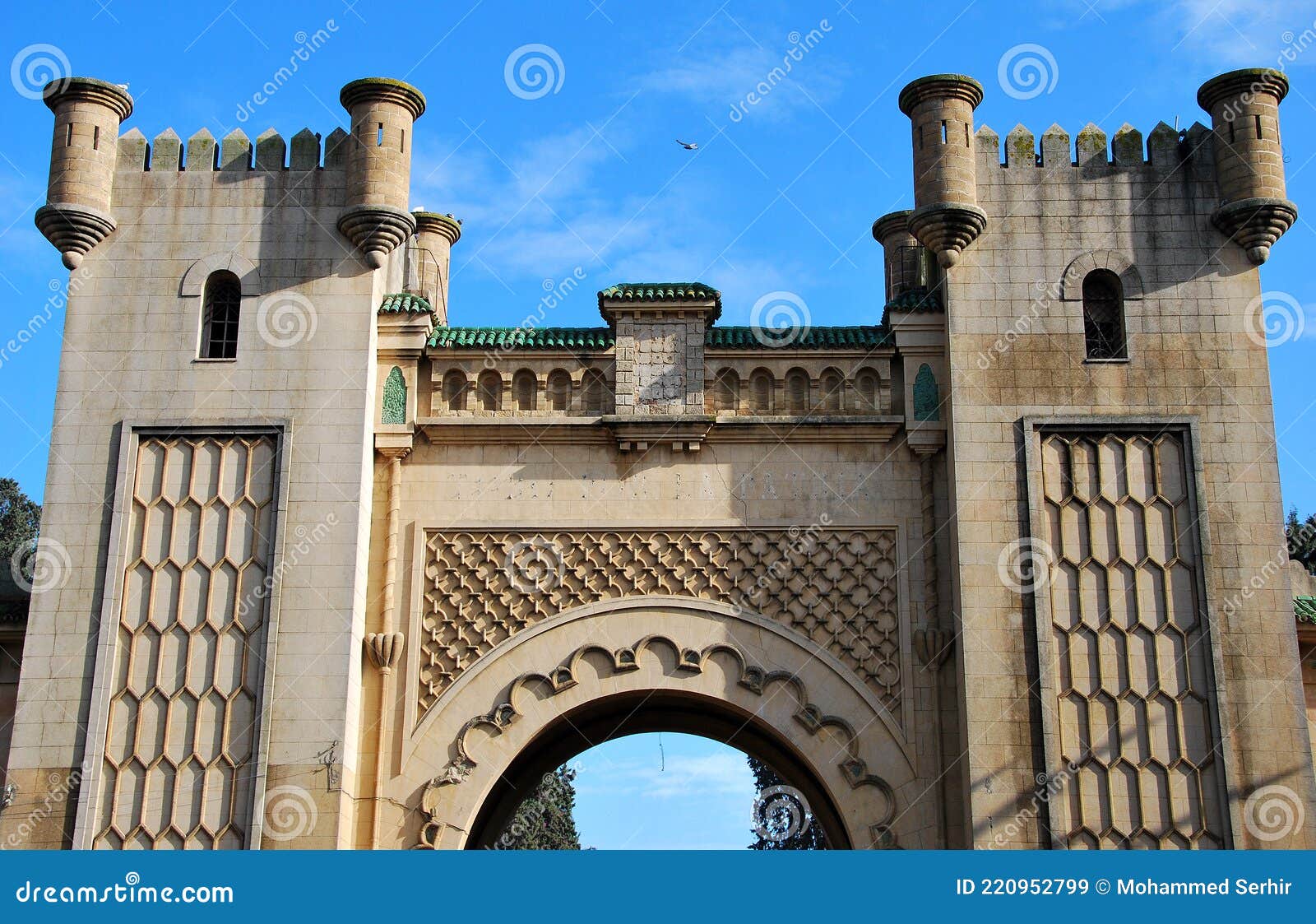 Old Building Spanish in Morocco Stock Image - Image of minaret, morocco ...