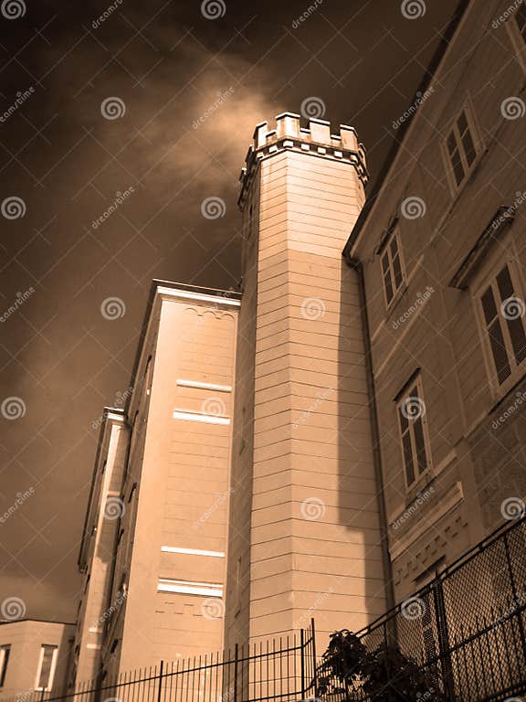 OLD BUILDING TOWER stock image. Image of croatia, historic - 3996149