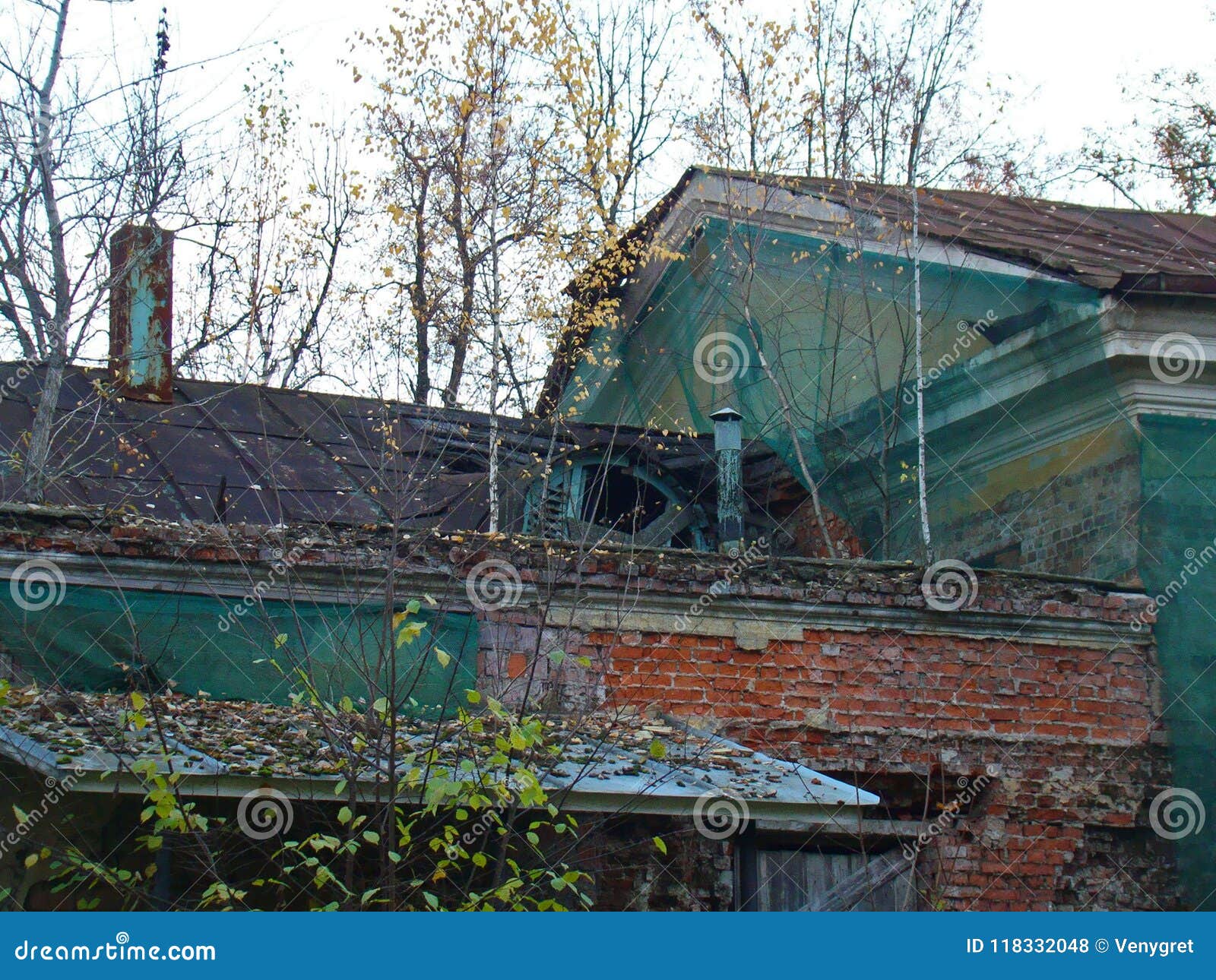 Old Building Under Construction Stock Photo - Image of town, urban ...