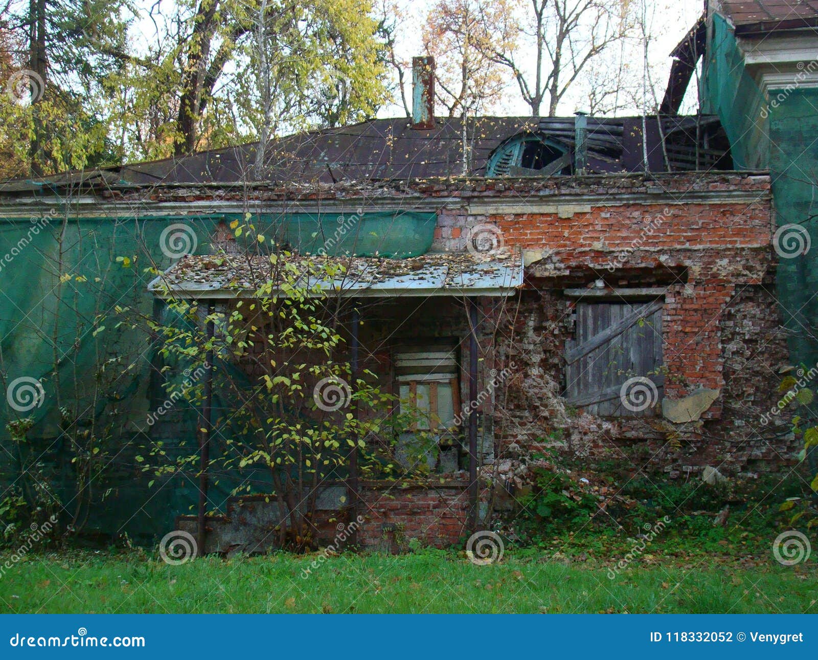 Old Building Under Construction Stock Photo - Image of decrepit ...