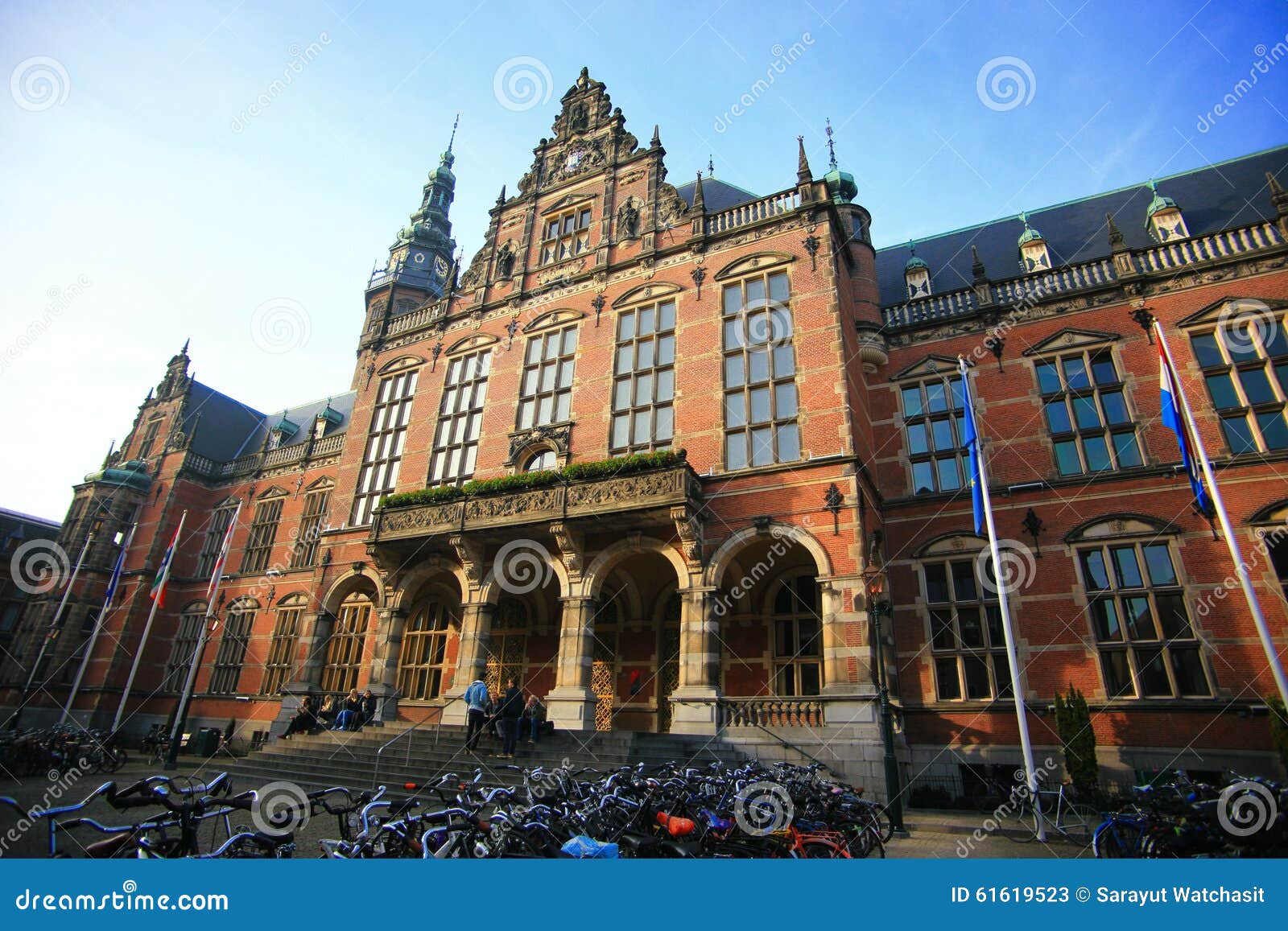 Old Building of the University of Groningen Editorial Stock Photo ...