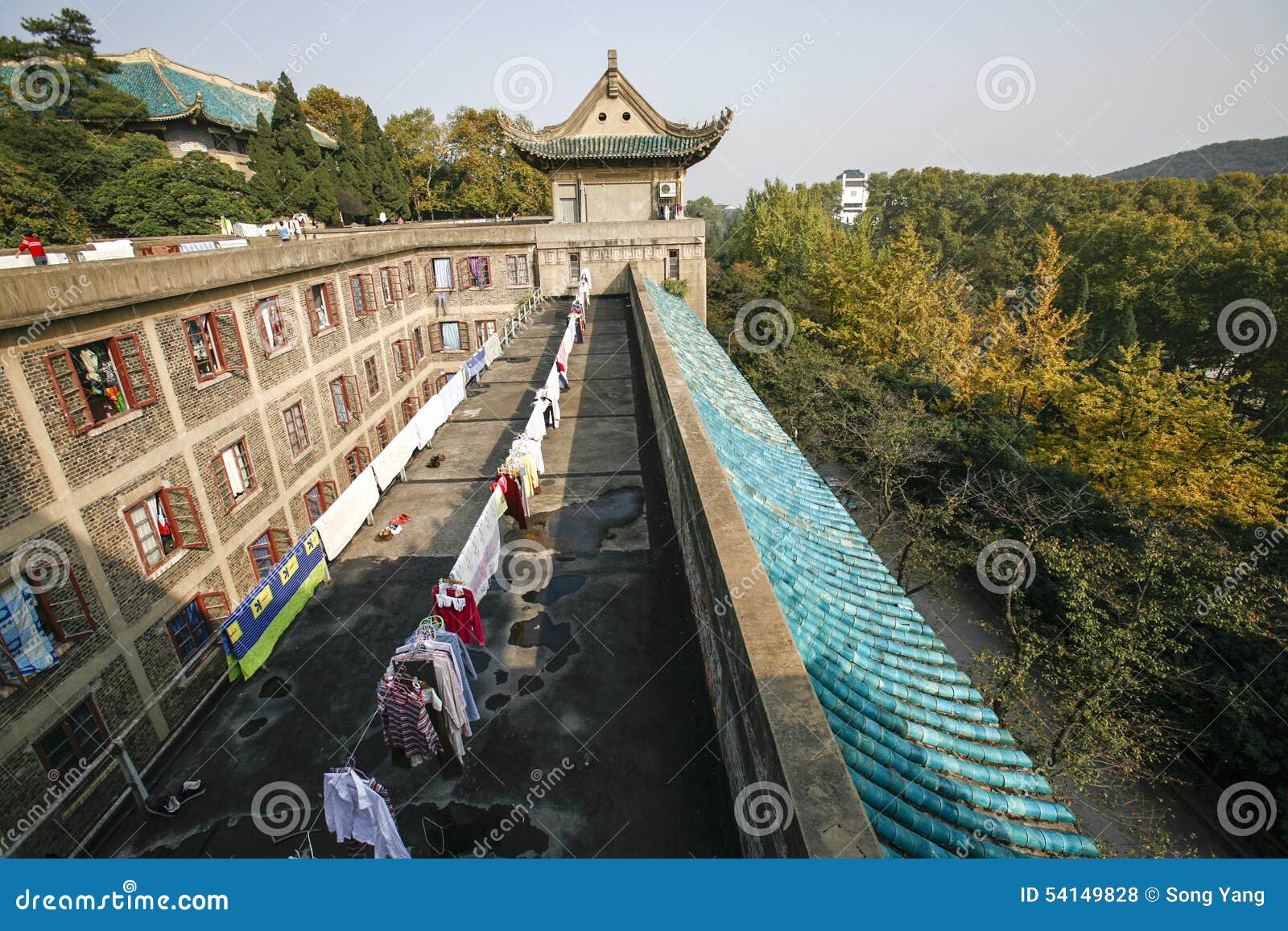The Old Building of Wuhan University Stock Photo - Image of classical ...