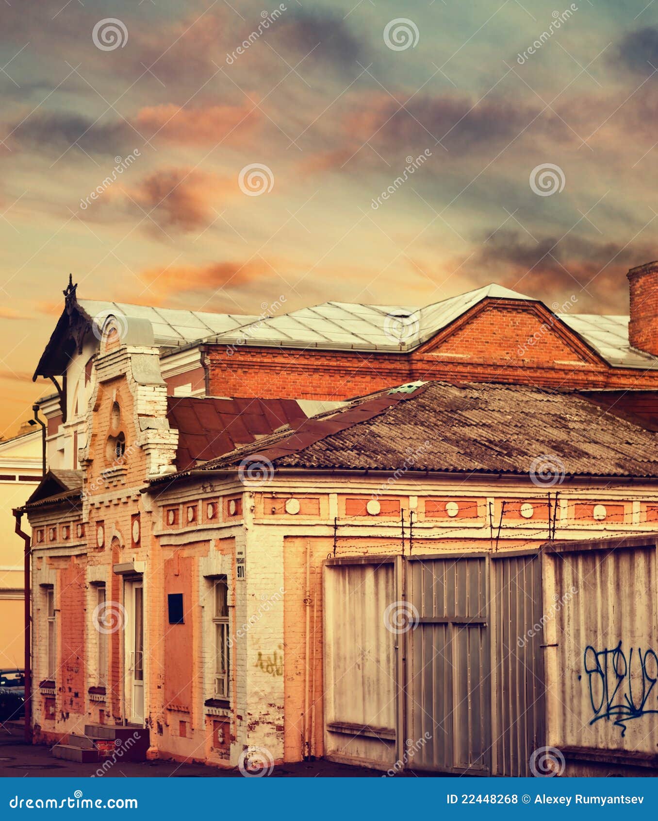Old buildings stock photo. Image of bricks, building - 22448268