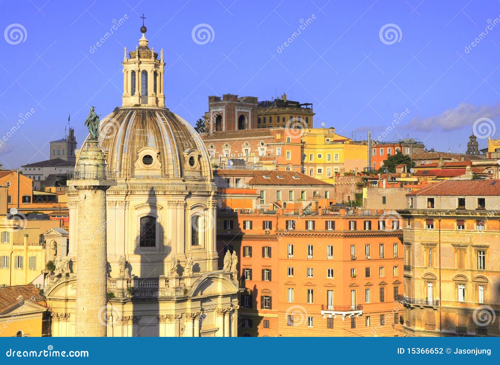 Old Buildings of Ancient Rome Stock Photo - Image of landmark, palace ...