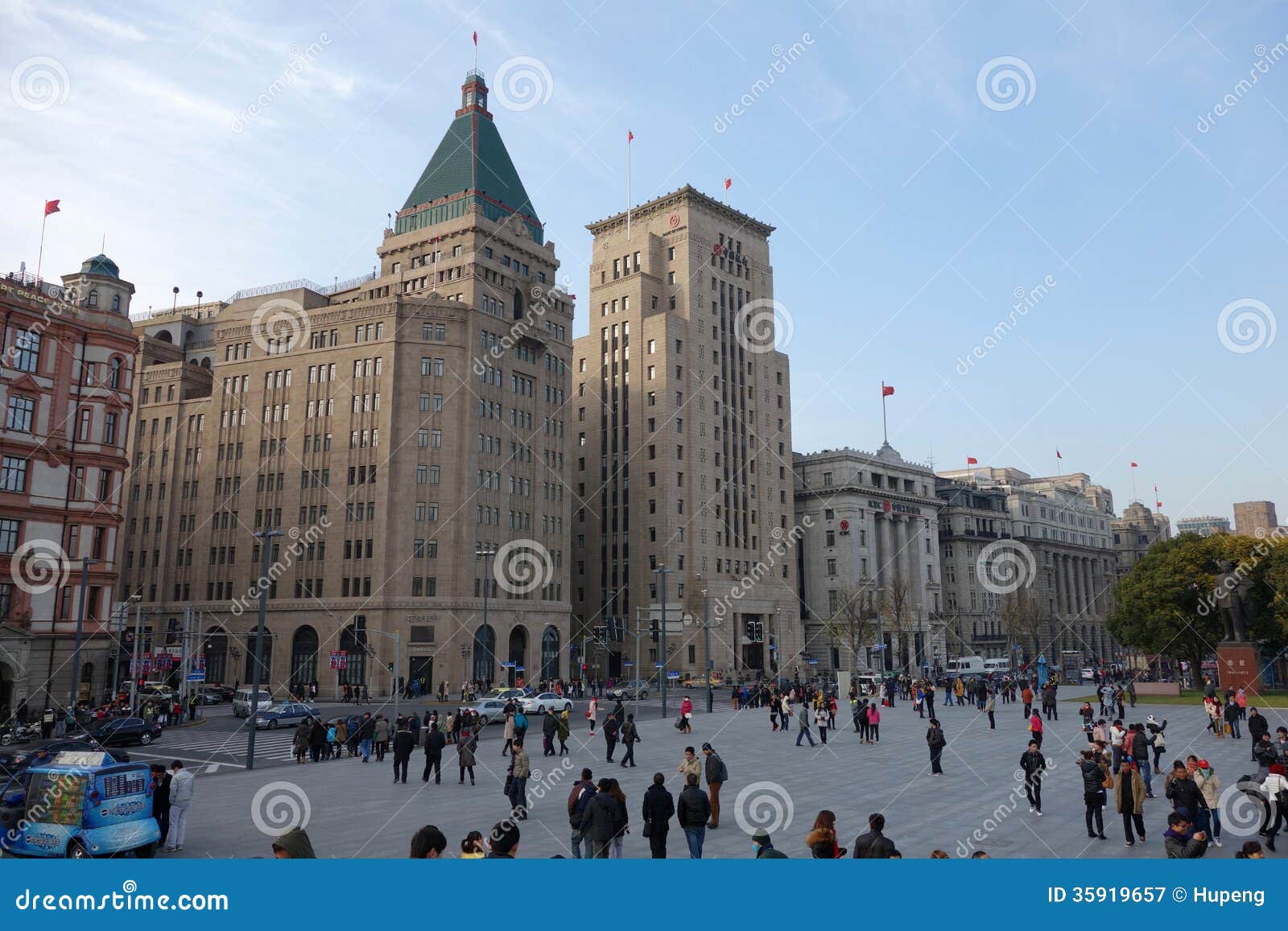 Old Buildings in the Bund of Shanghai Editorial Photography - Image of ...