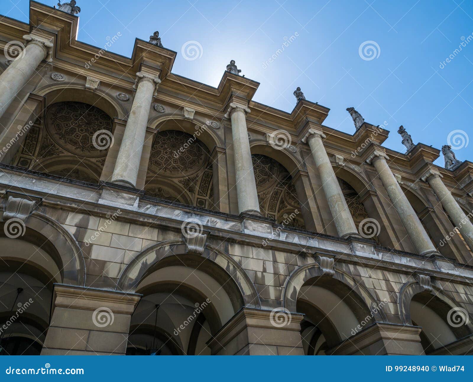 The Old Buildings in City Munich, Germany Stock Photo - Image of ...