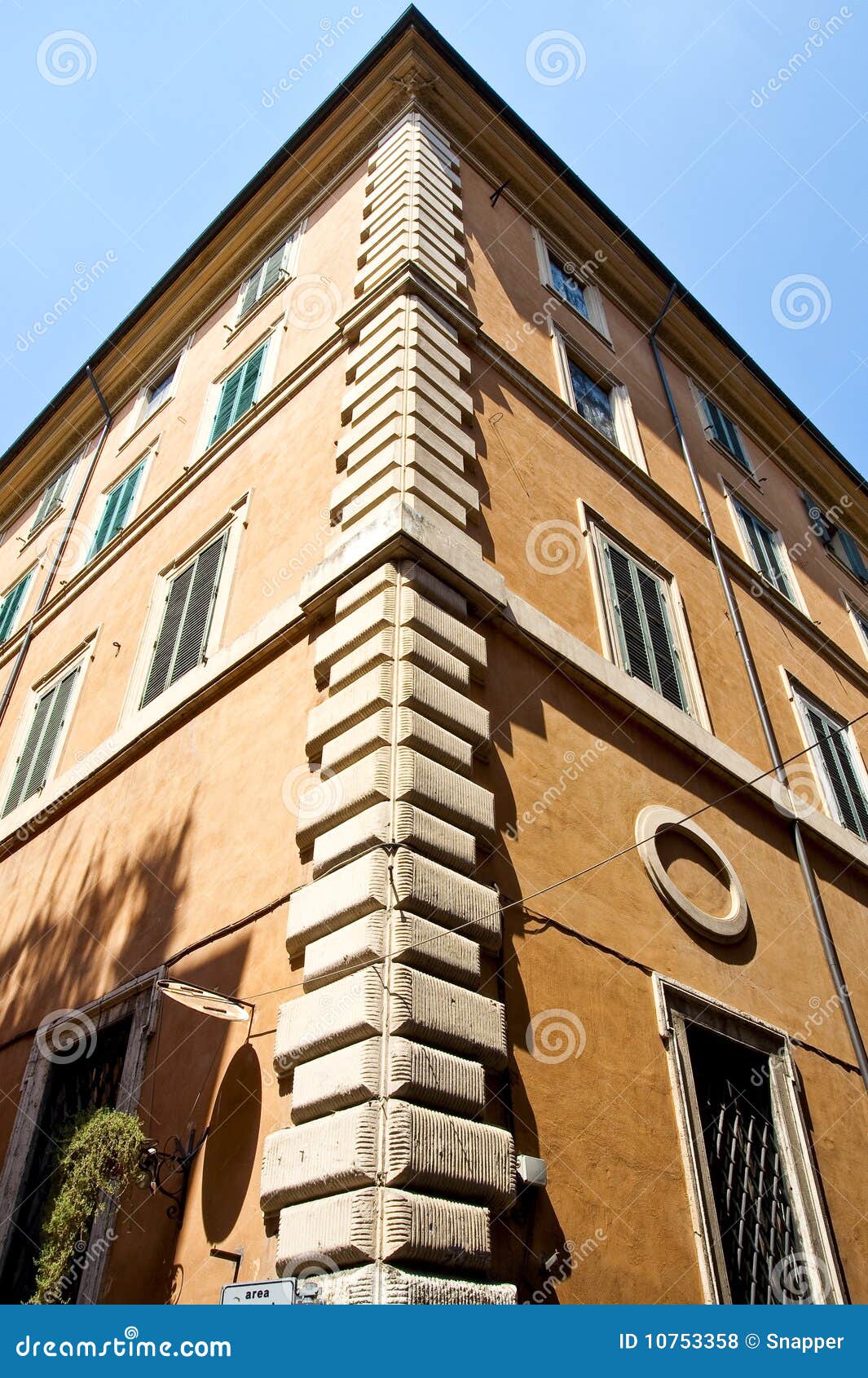 Old buildings corner stock photo. Image of construction - 10753358