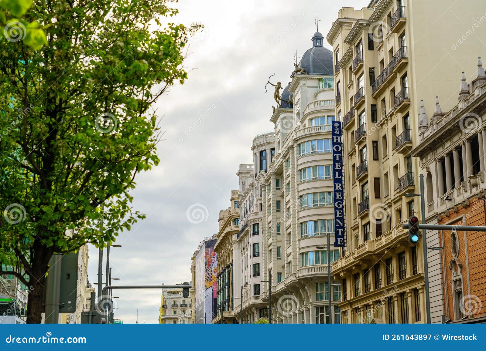 Old Buildings in Downtown Madrid Editorial Photography - Image of ...