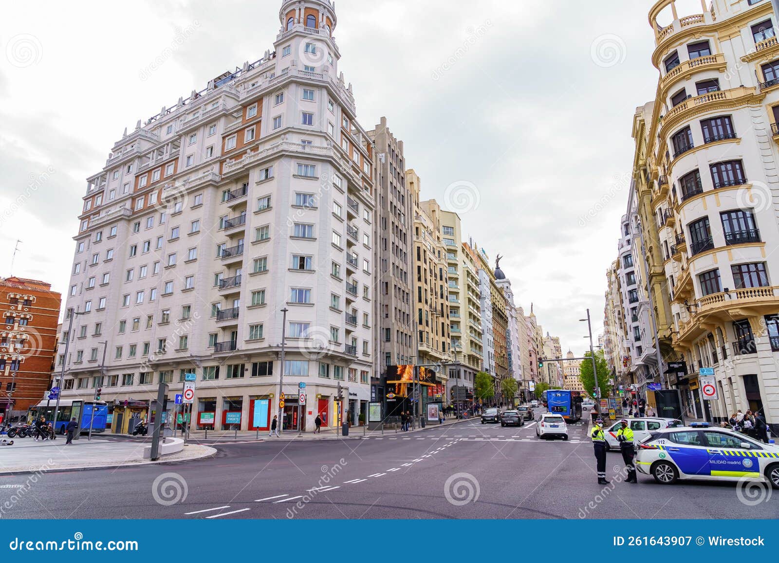 Old Buildings in Downtown Madrid Editorial Photography - Image of ...