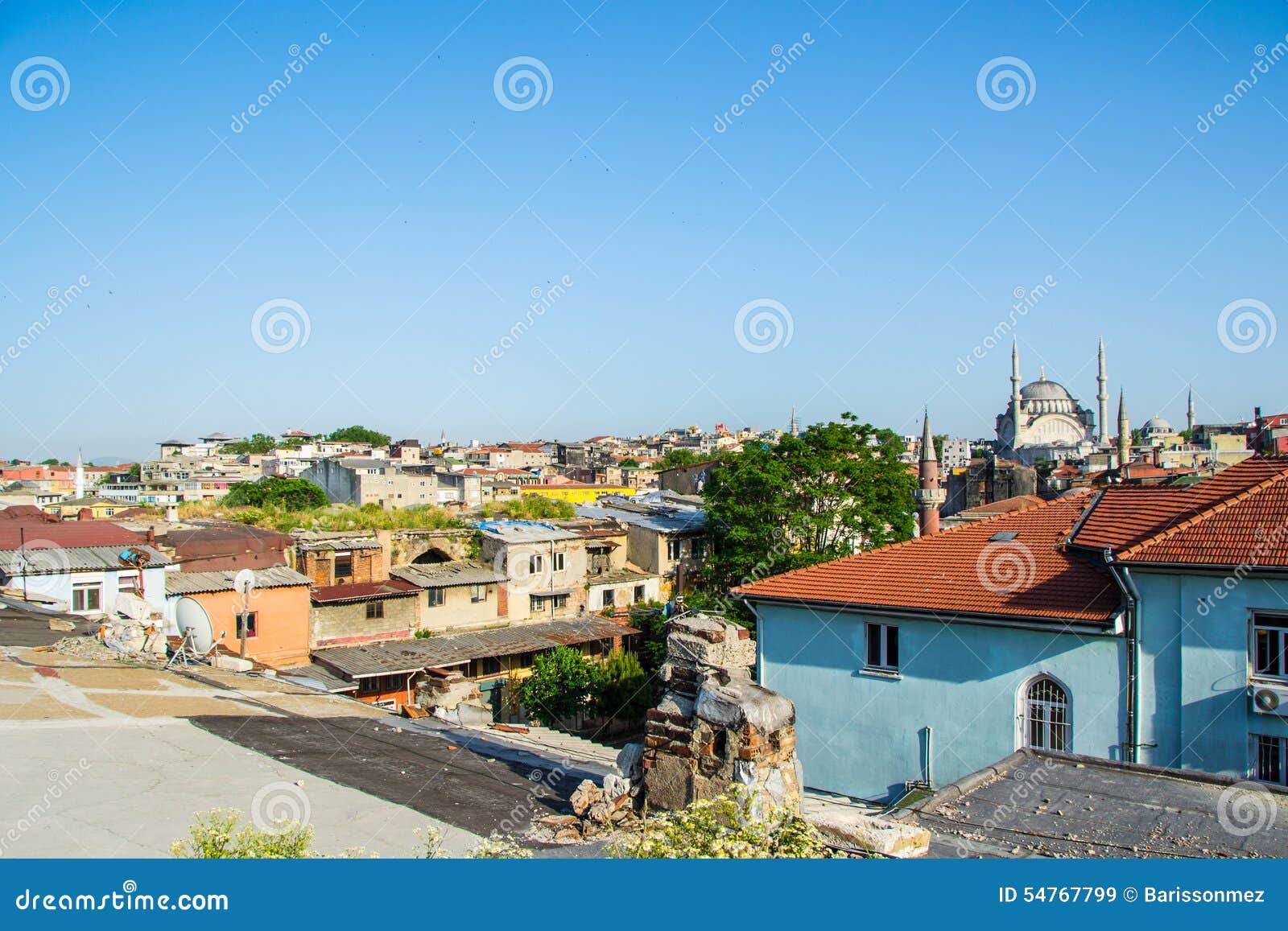 Old buildings in Istanbul stock image. Image of istanbul - 54767799