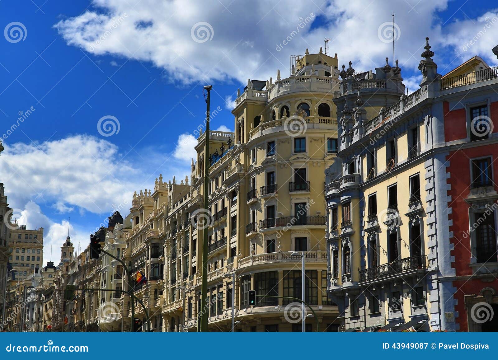 The Old Buildings in Madrid, Spain Stock Image - Image of ...