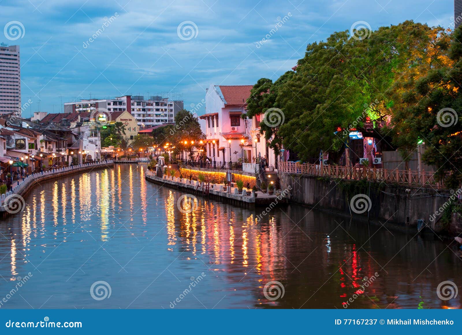 Old buildings in Melaka stock image. Image of history - 77167237