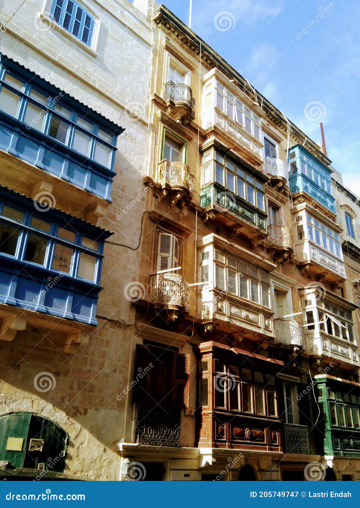 Old Buildings in Valetta, Malta, December 2019 Editorial Photography ...