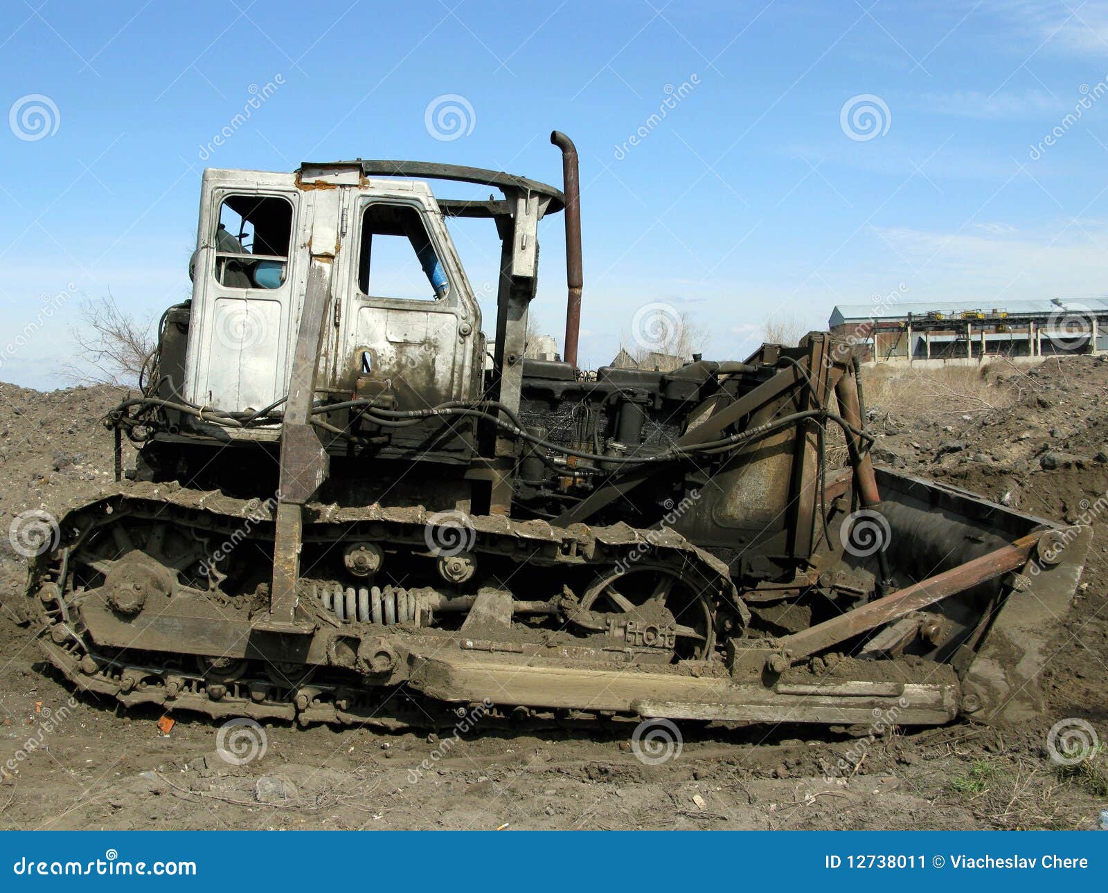 Old Bulldozer Stock Image - Image: 12738011