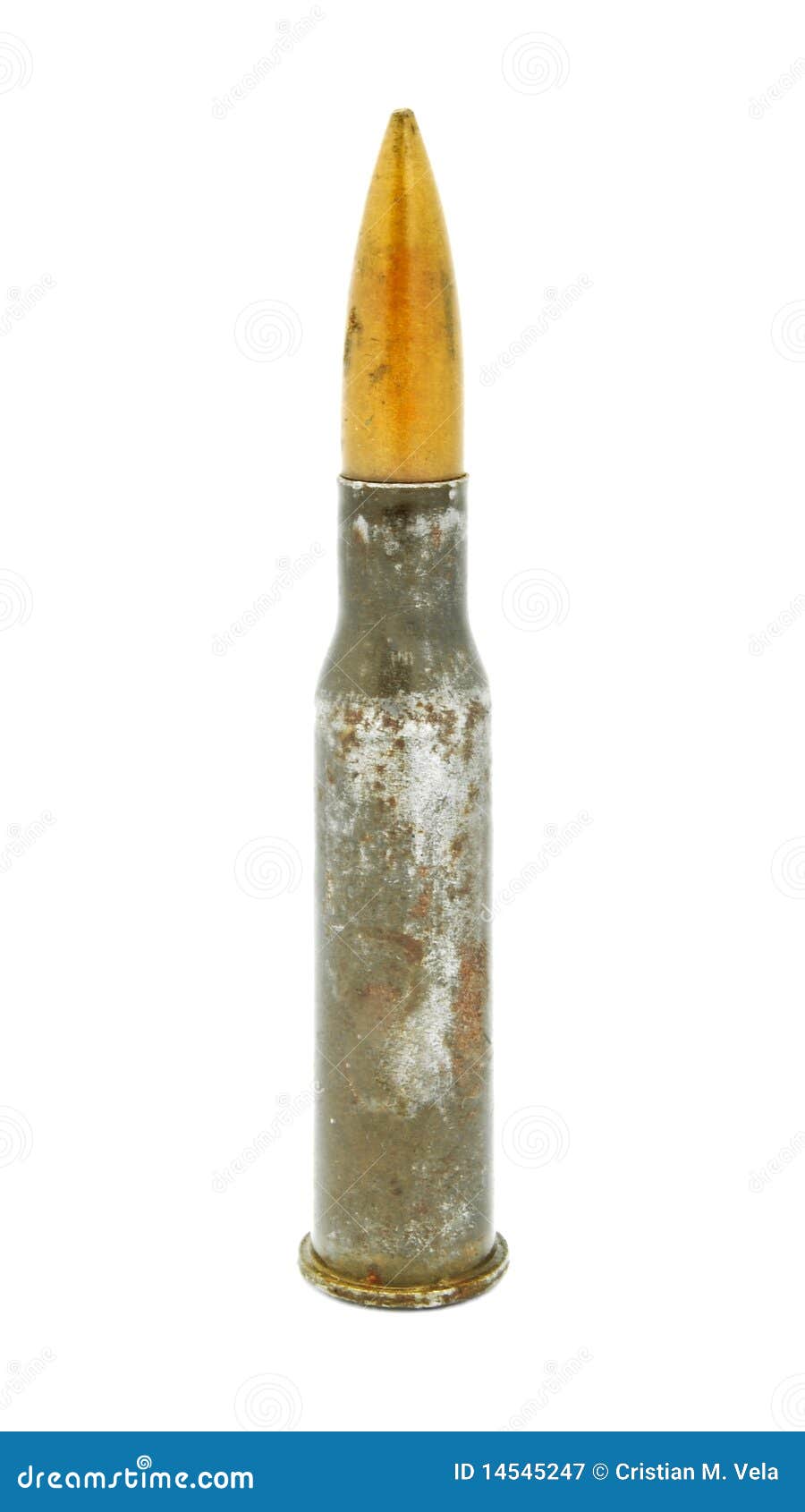 Old bullet stock image. Image of projectile, ammunition - 14545247