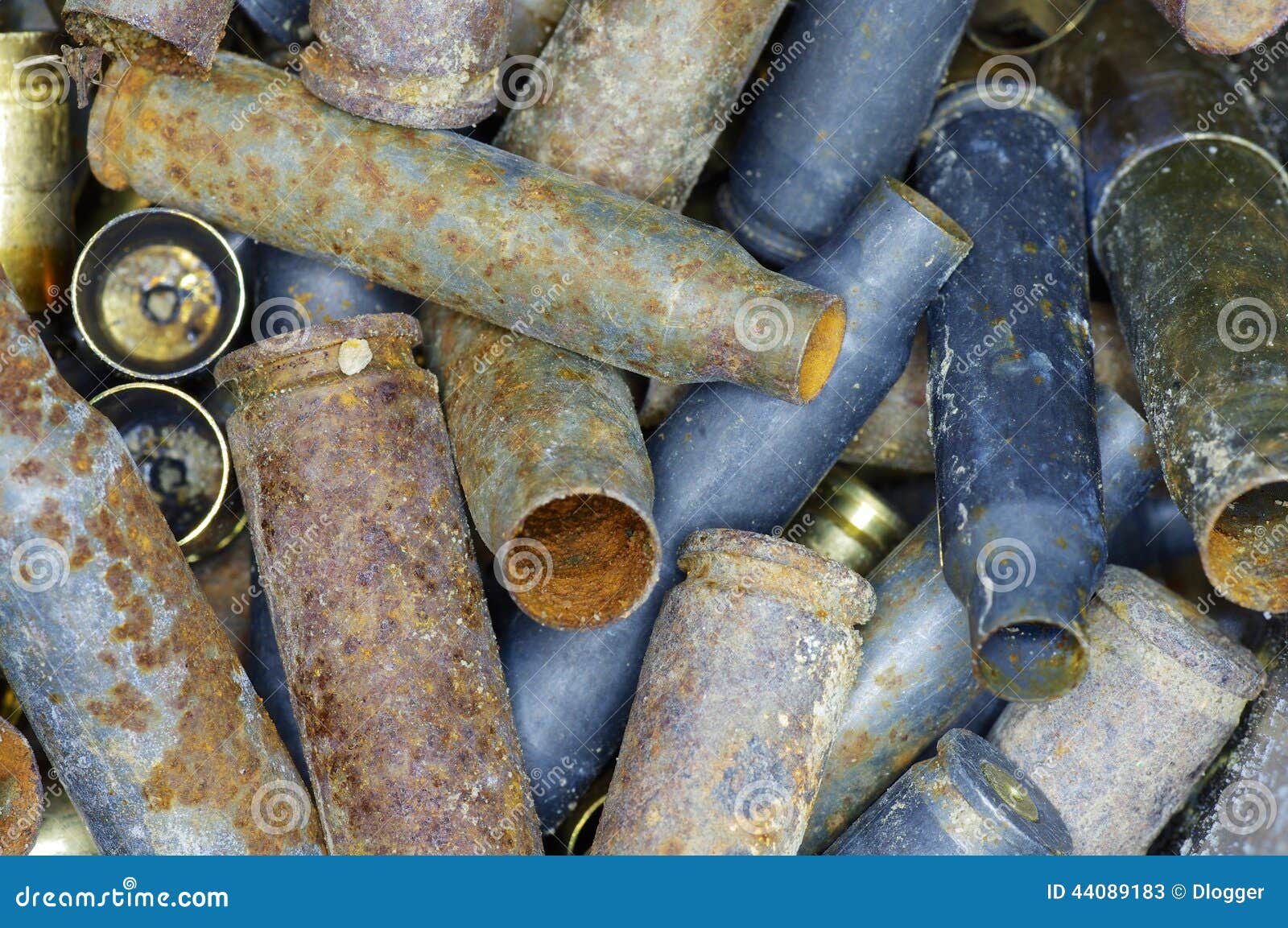Old bullet casings. stock image. Image of environment - 44089183