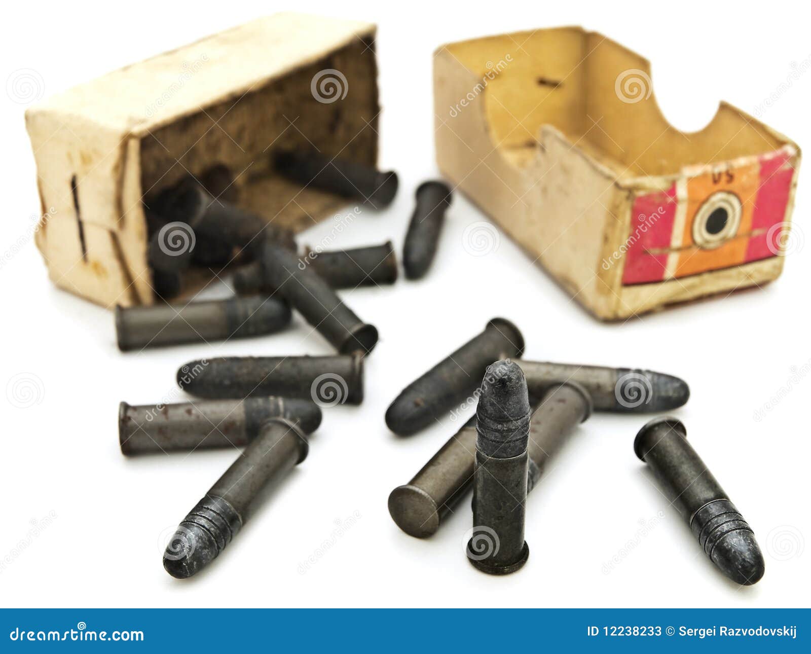 Old bullets stock image. Image of shooting, battle, ammunition - 12238233