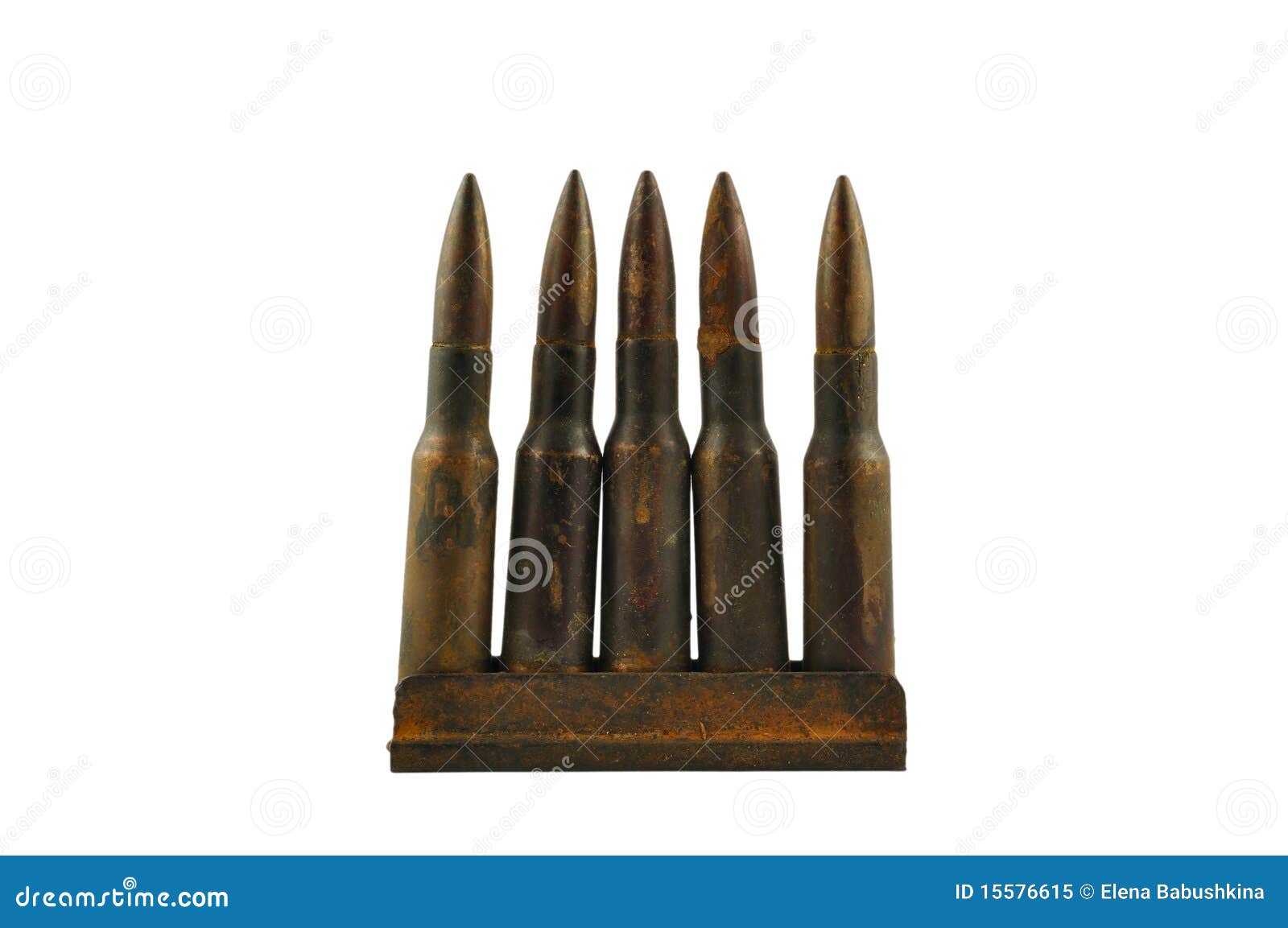 Old bullets stock image. Image of rusty, isolated, ammunition - 15576615