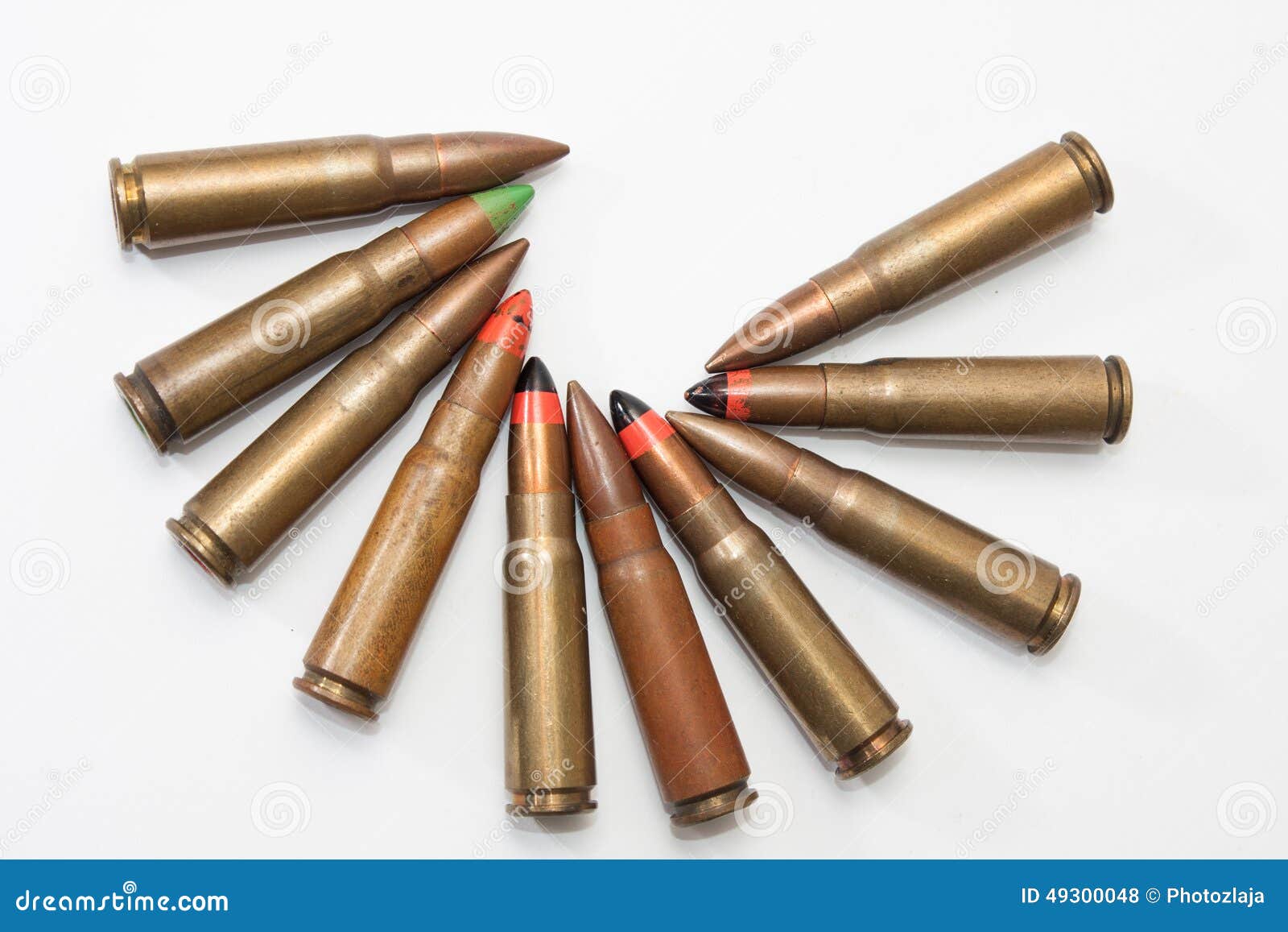 Old bullets in the circle stock photo. Image of calibre - 49300048