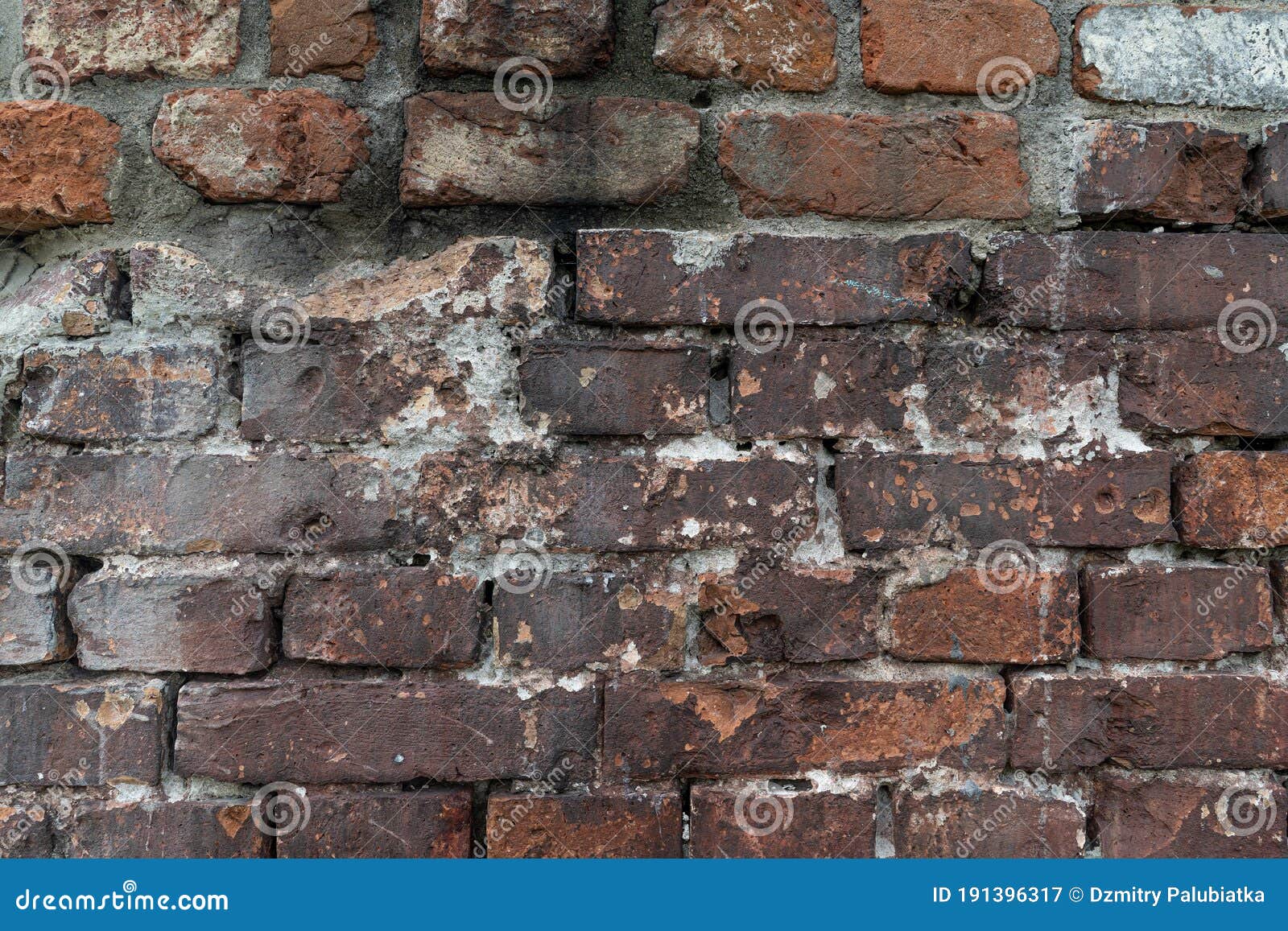 Old Burgundy Brick Wall Texture Stock Image - Image of background ...