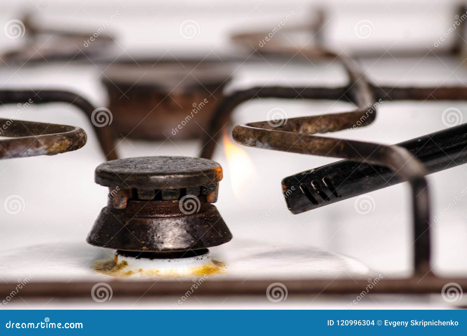 Old burner burner fire stock photo. Image of heat, danger - 120996304