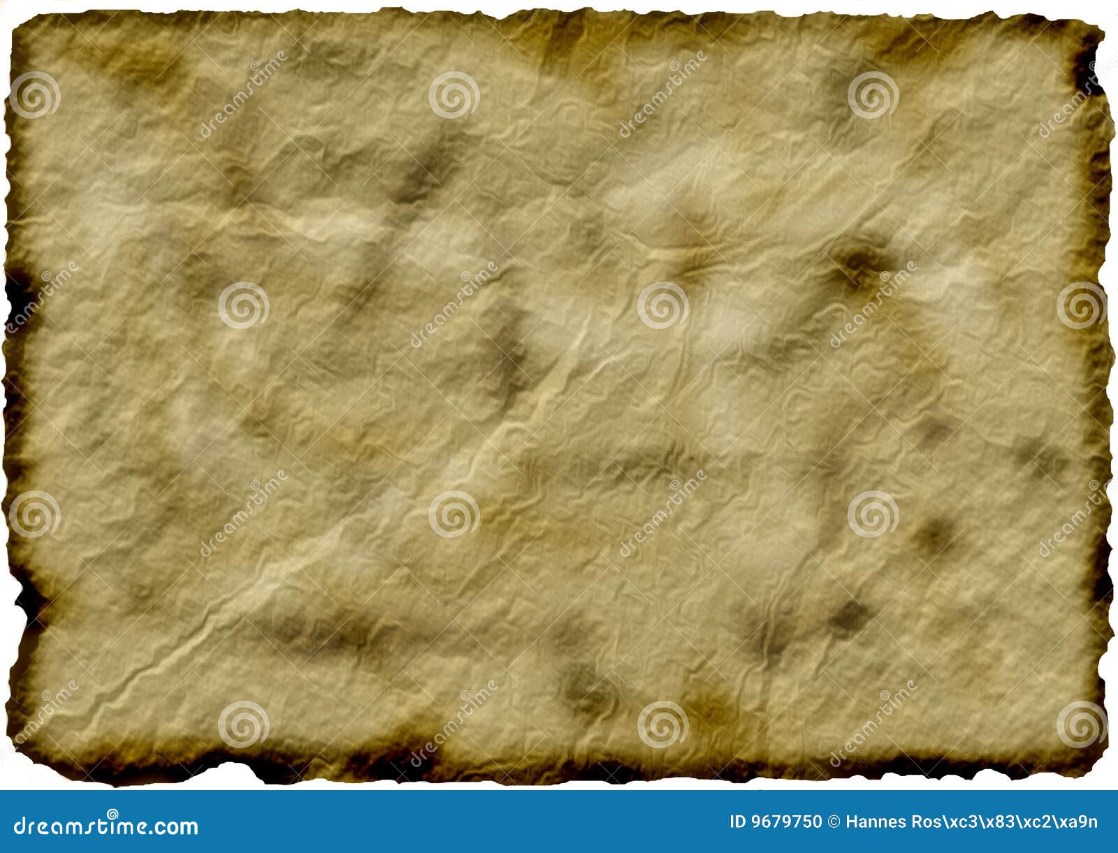Old Burnt Paper/Map Royalty-Free Stock Image | CartoonDealer.com #9679750