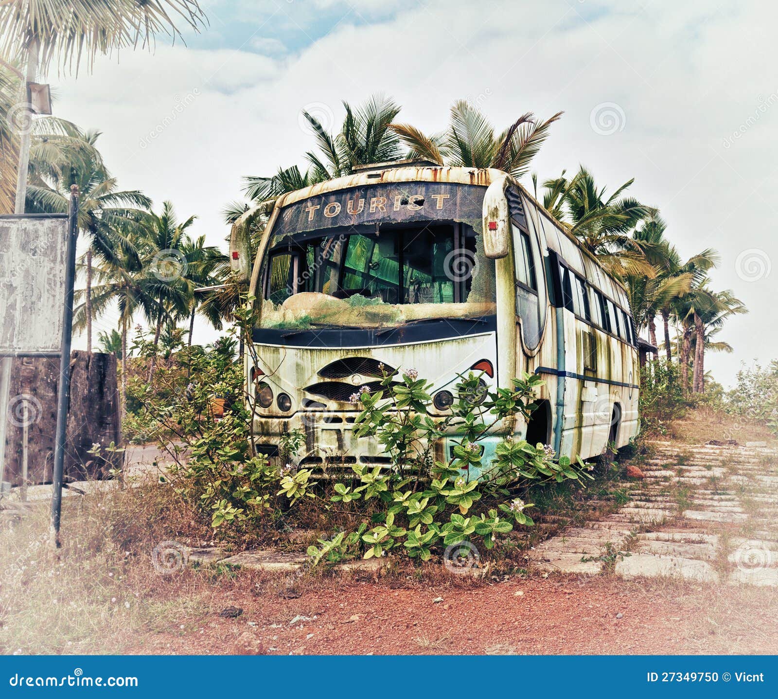 Old bus stock photo. Image of corroded, steel, oxide - 27349750