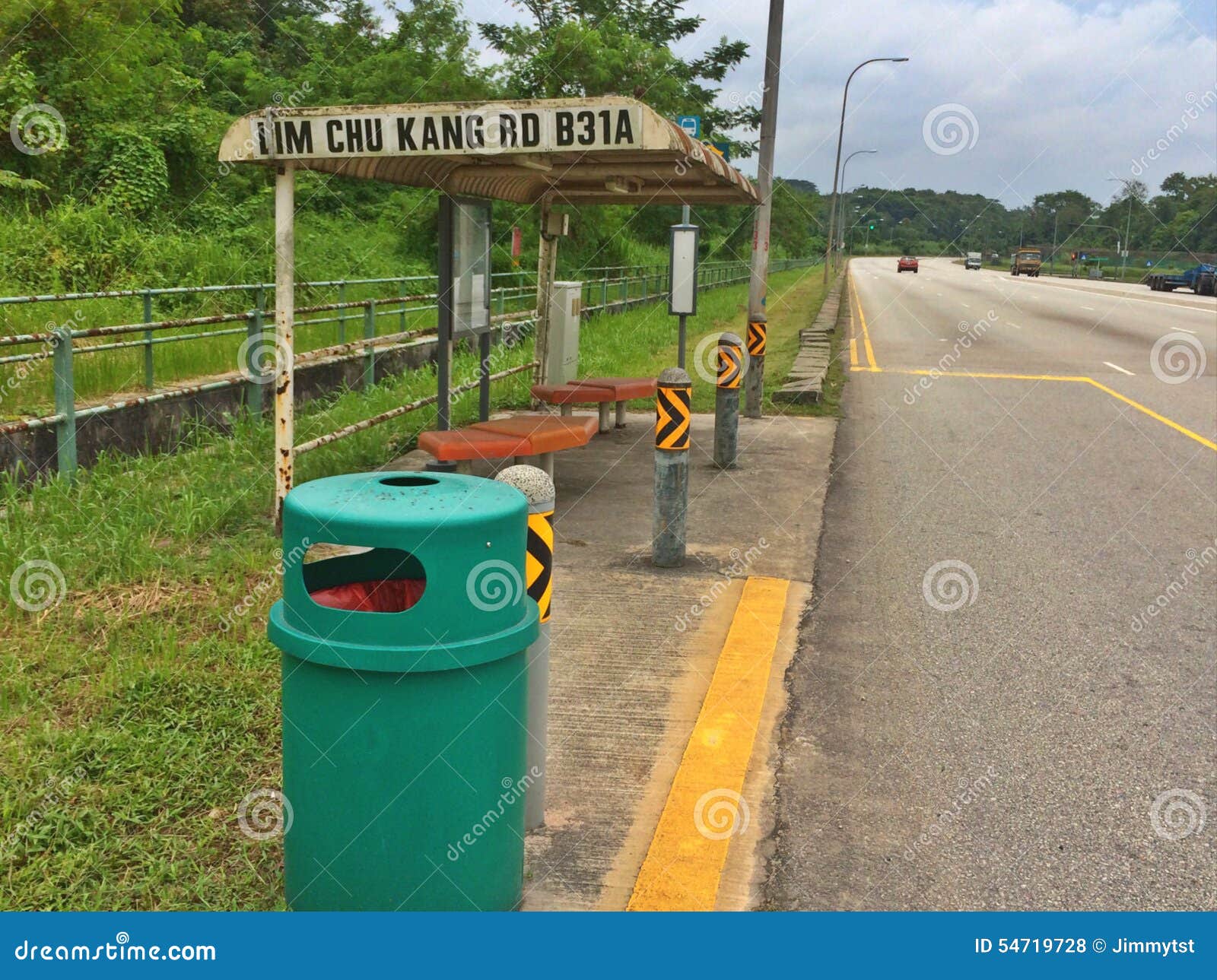 Old bus stop stock photo. Image of garbage, rusty, litter - 54719728
