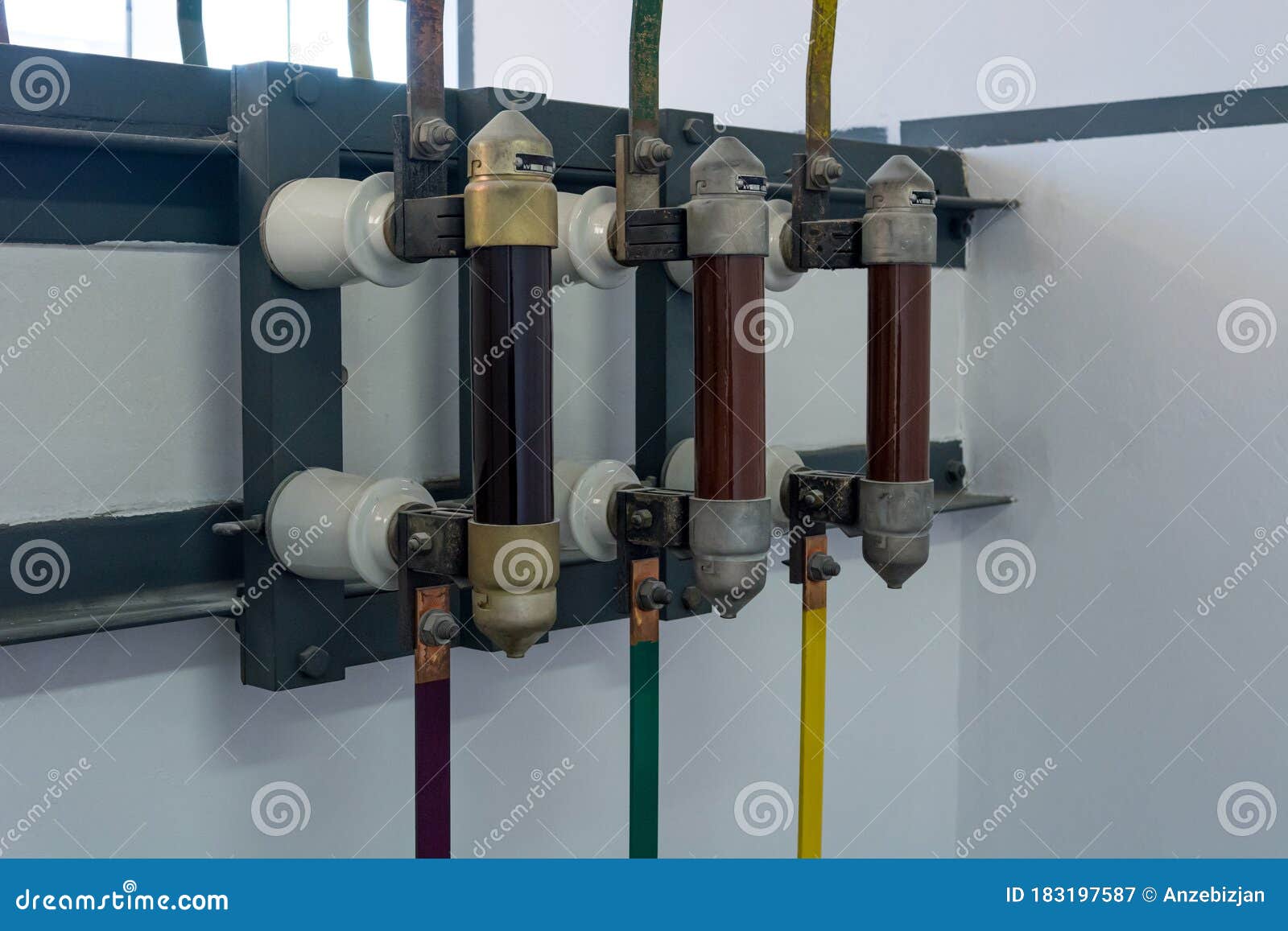 Old Busbar Protection Ceramic Fuses Installed in Active Switchyard ...
