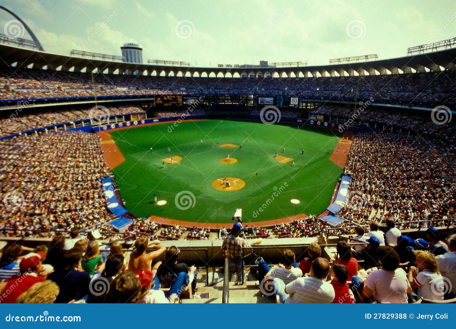 Old Busch Stadium, St. Louis, MO Editorial Stock Photo - Image of ...