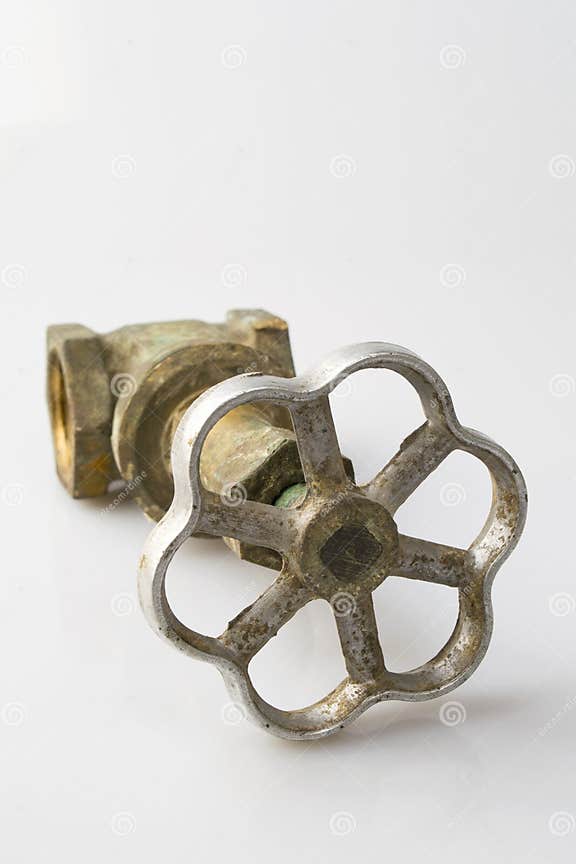 Old butterfly valve stock photo. Image of plumbing, tool - 33306316