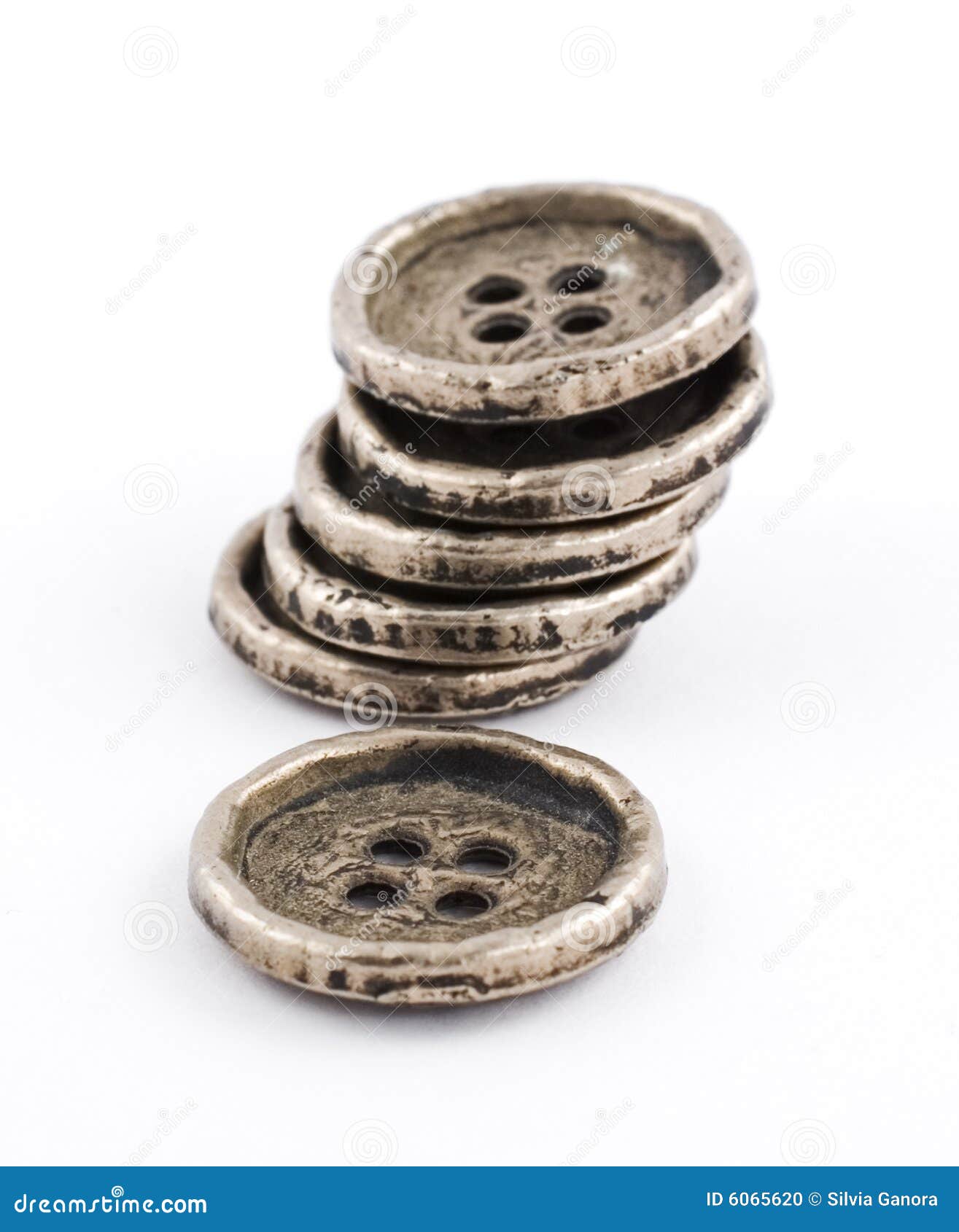 Old buttons stock photo. Image of isolated, selective - 6065620