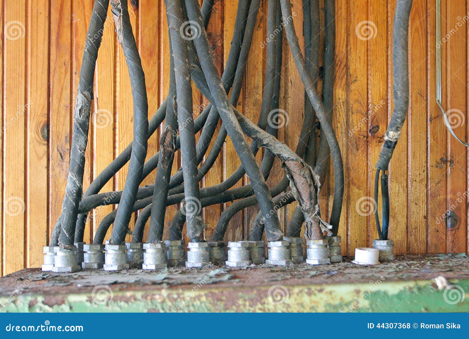 Old cables stock photo. Image of light, rust, copper - 44307368