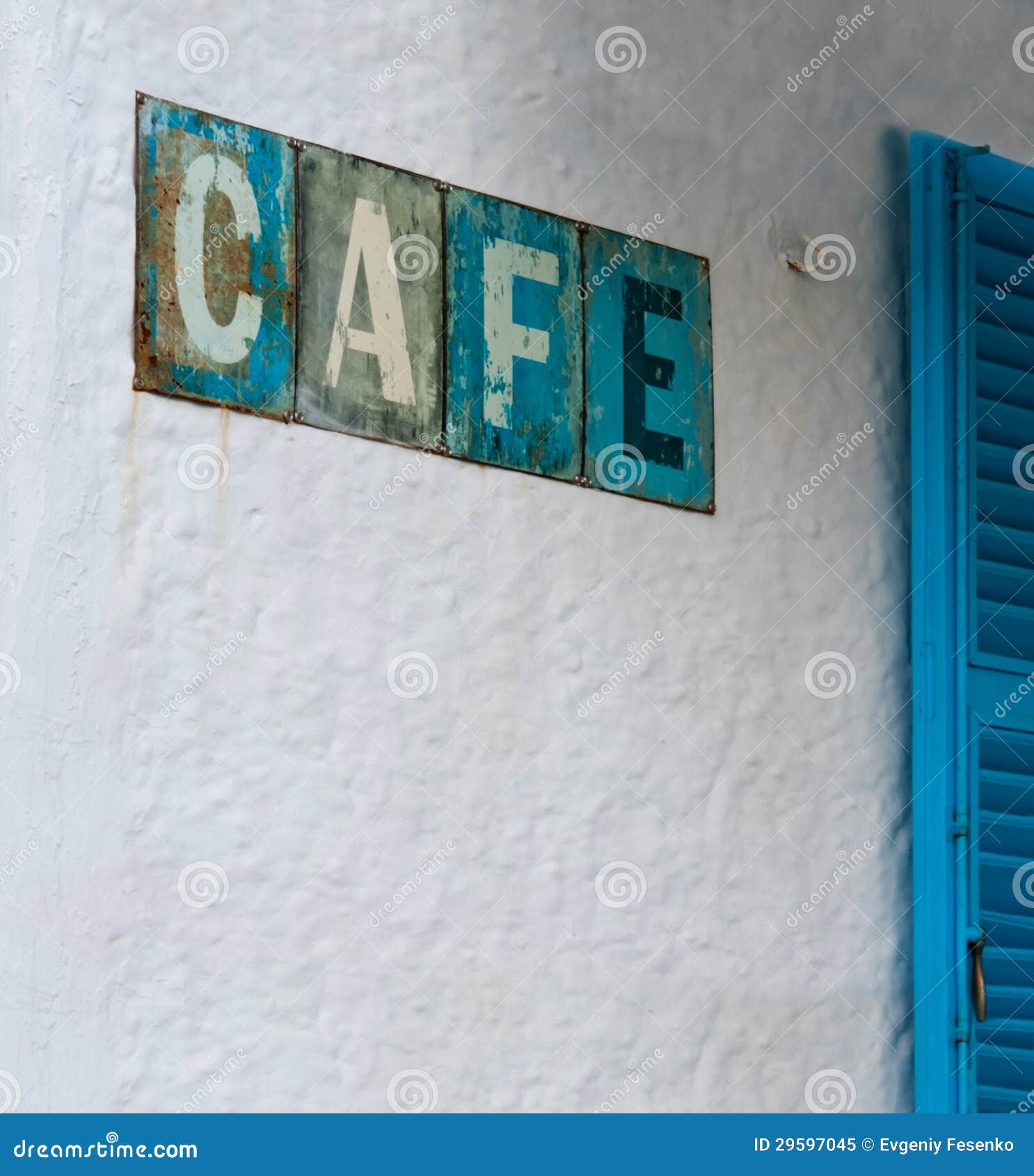Old cafe stock image. Image of window, signboard, detail - 29597045