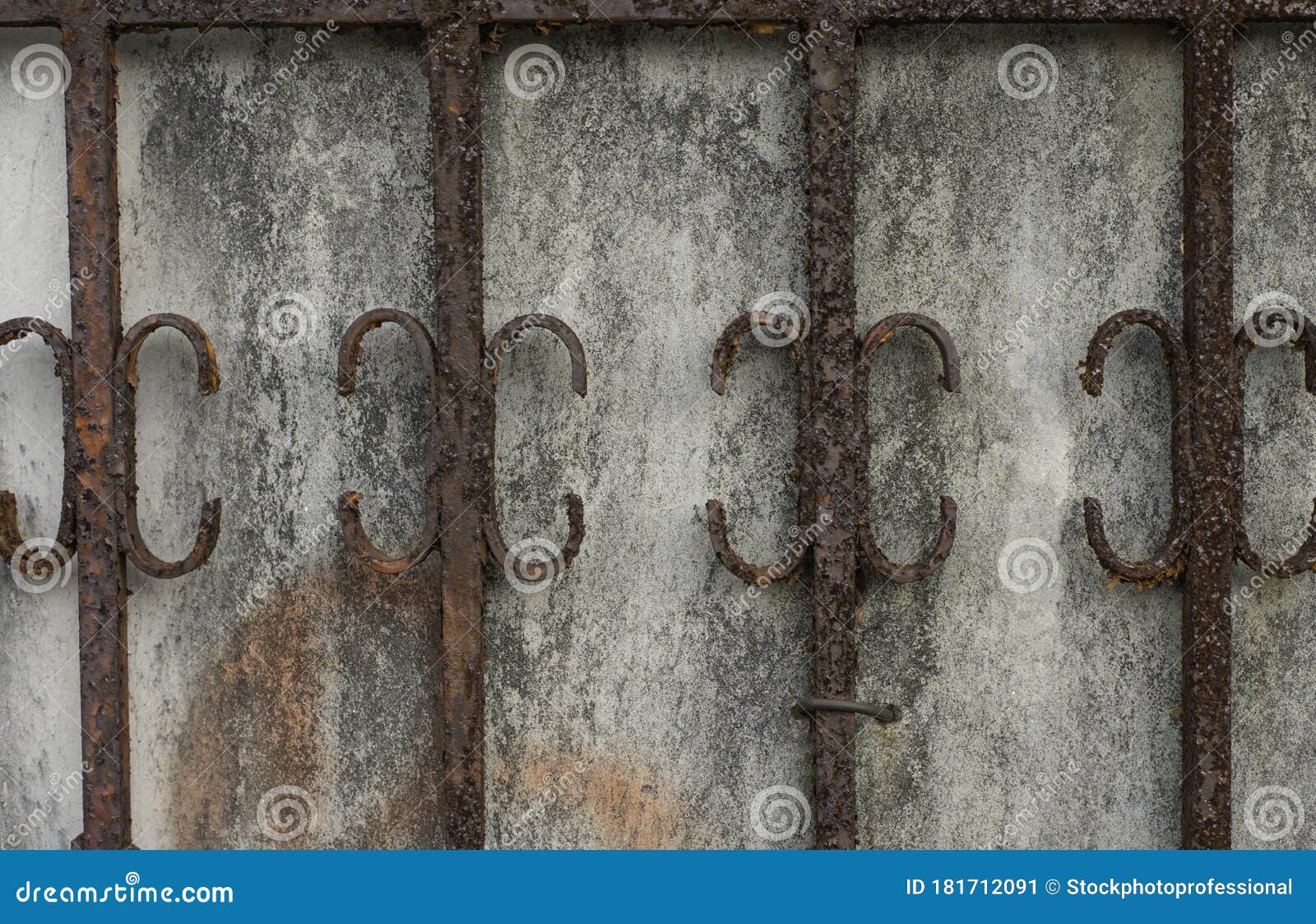 Old and rusty cage stock image. Image of fence, antique - 181712091