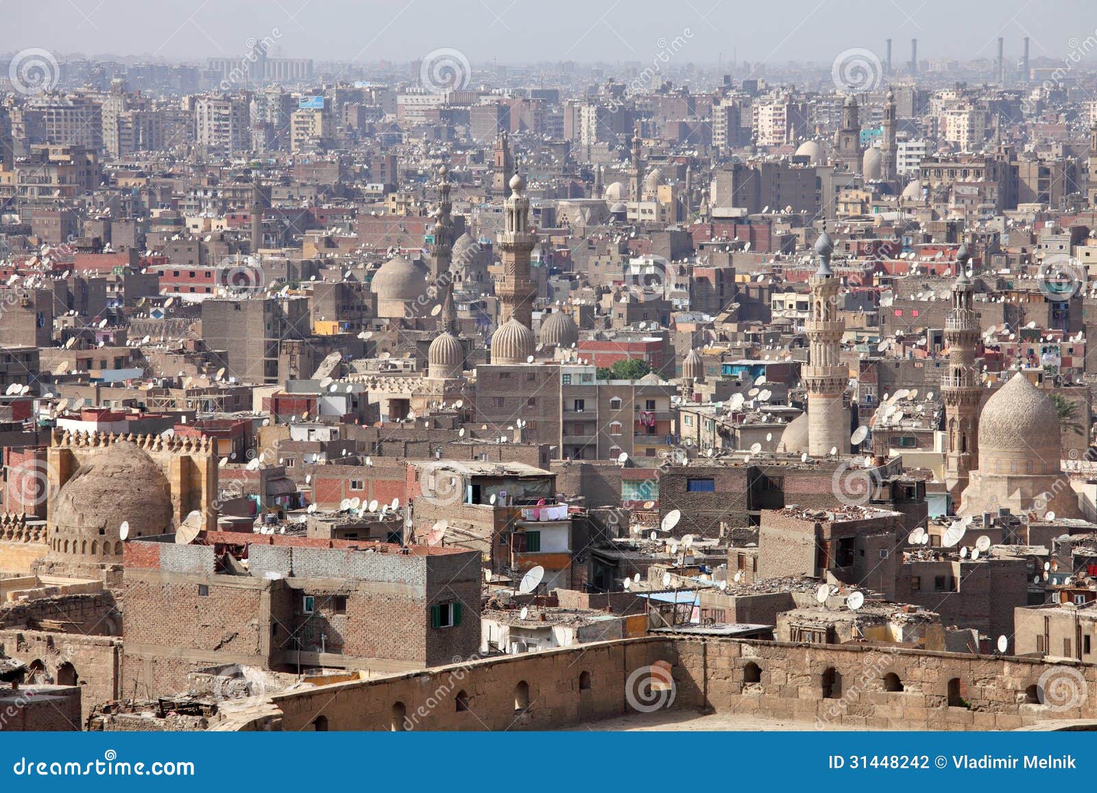 Old Cairo view, Egypt stock photo. Image of cityscape - 31448242