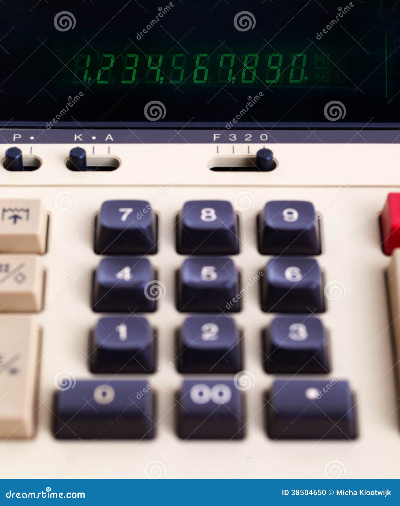 Old Calculator for Doing Office Related Work Stock Photo - Image of ...