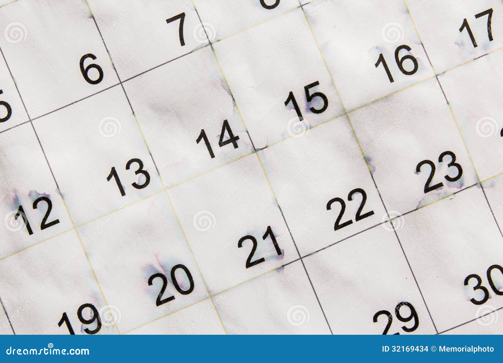 Old calendar paper stock photo. Image of calendar, page - 32169434