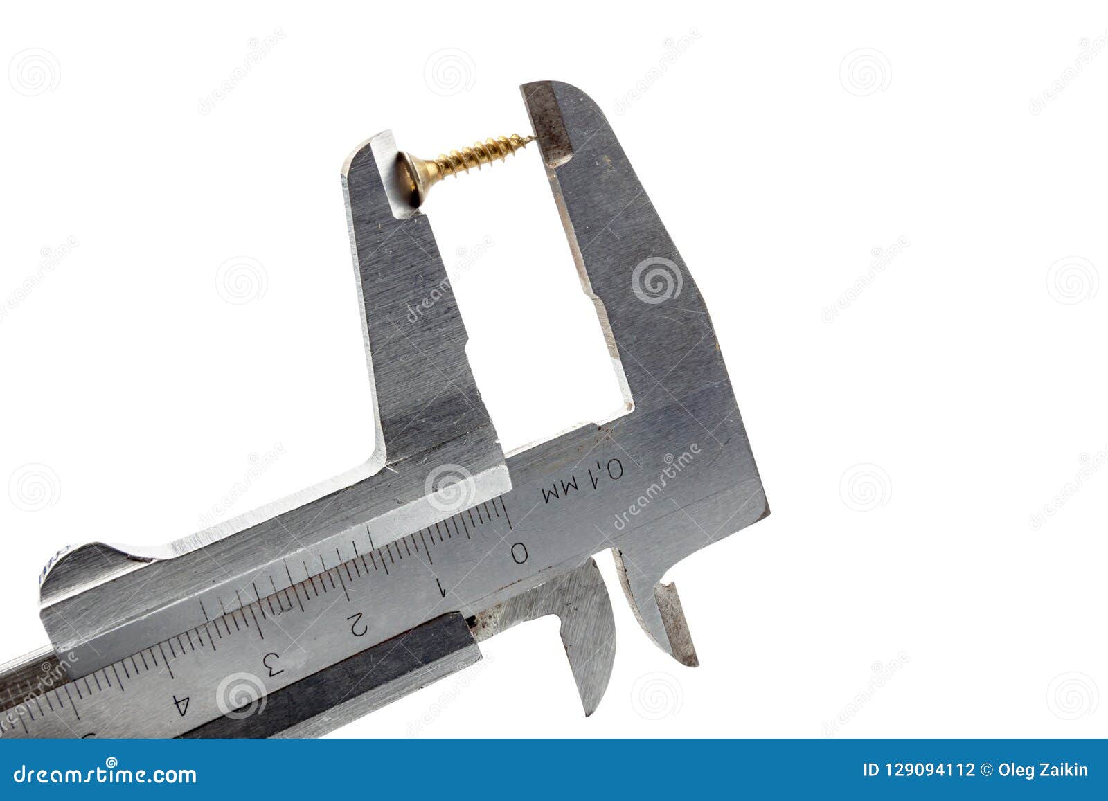 Old Caliper Measures on a Light Background Stock Photo - Image of ...