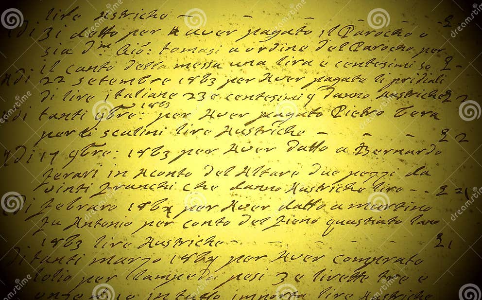 Old calligraphy stock photo. Image of abstract, border - 22023080
