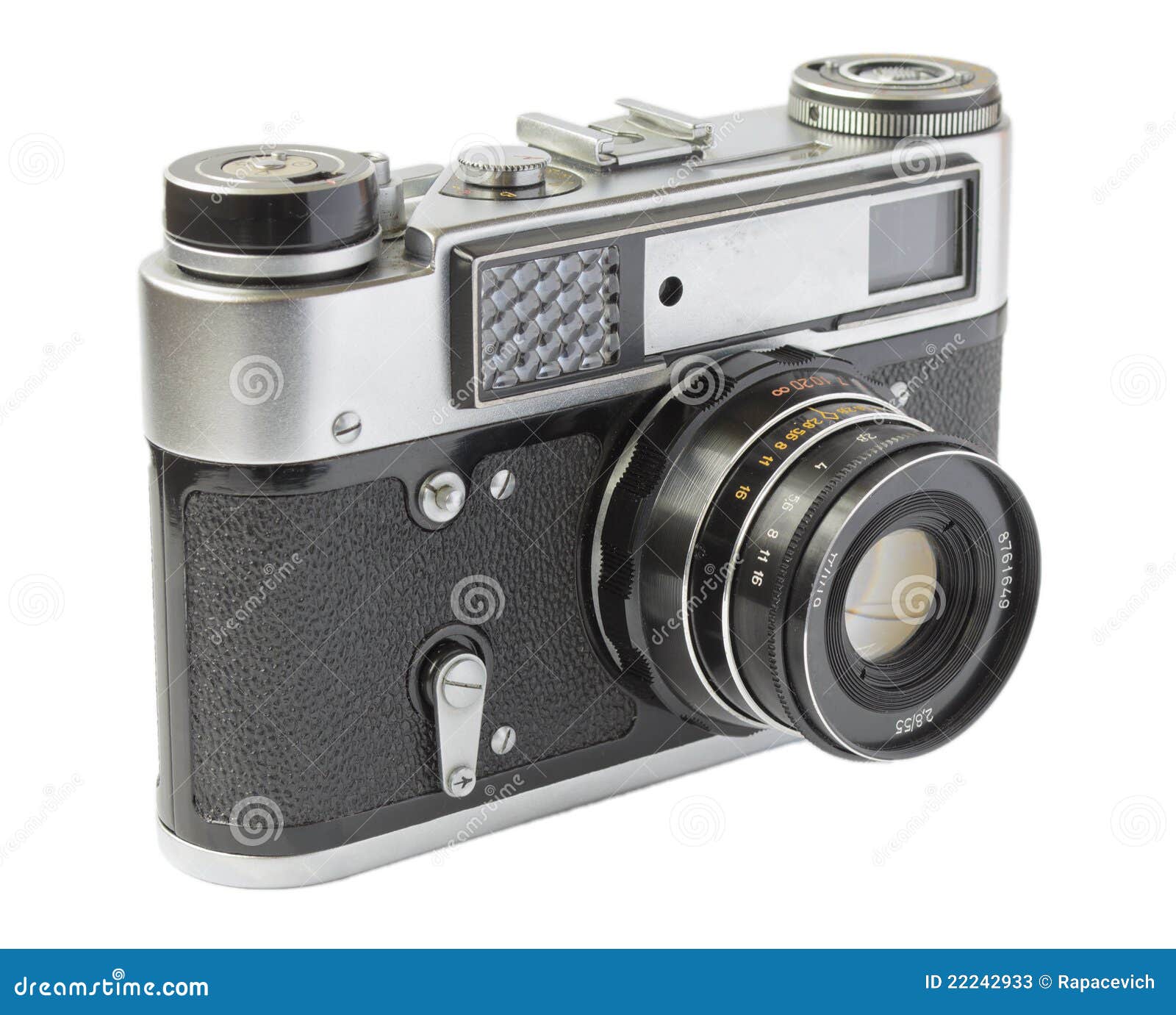 Old camera stock image. Image of viewfinder, used, antique - 22242933