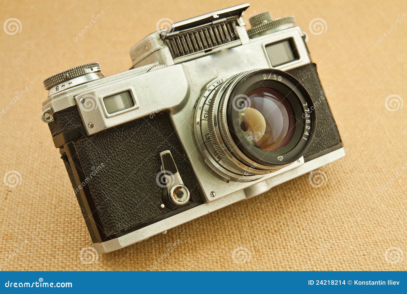 Old camera stock photo. Image of optical, compact, 35mm - 24218214