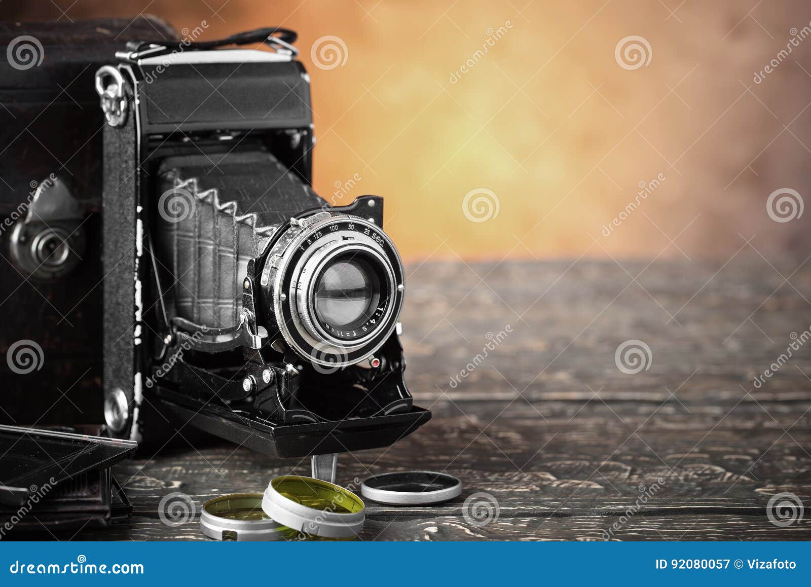 Old camera stock image. Image of frame, board, concept - 92080057