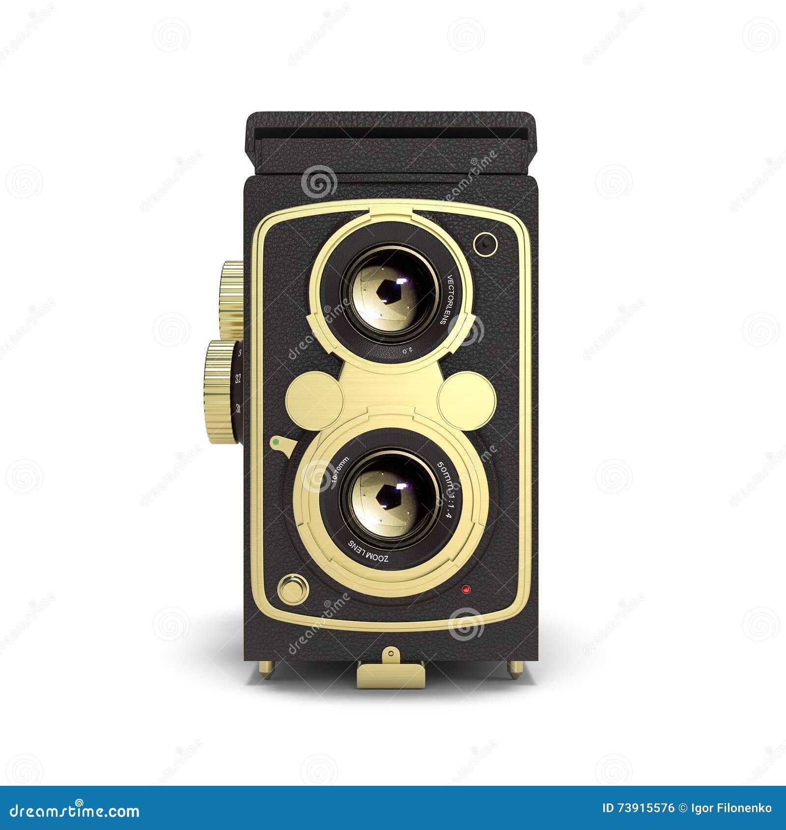 Old camera 3d rendering stock photo. Illustration of antique - 73915576