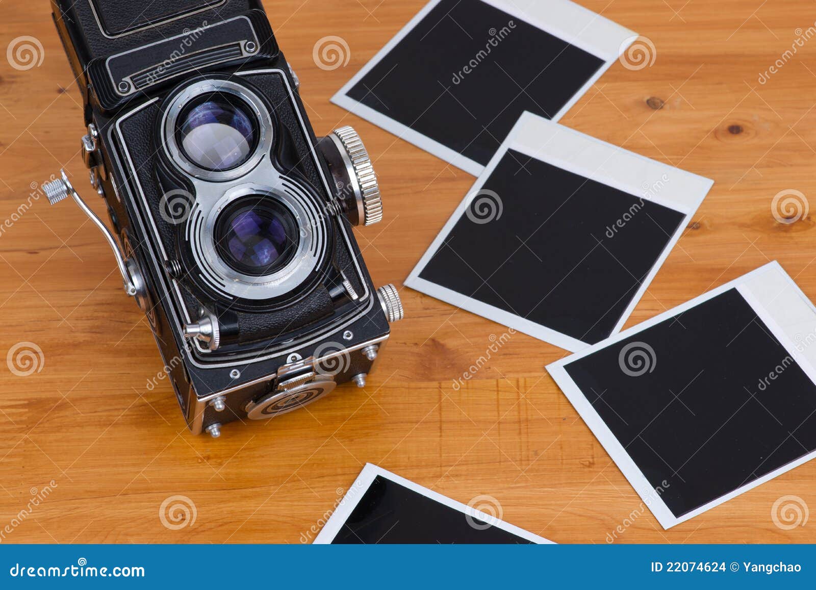 Old Camera with Empty Pictures Stock Photo - Image of closeup, family ...