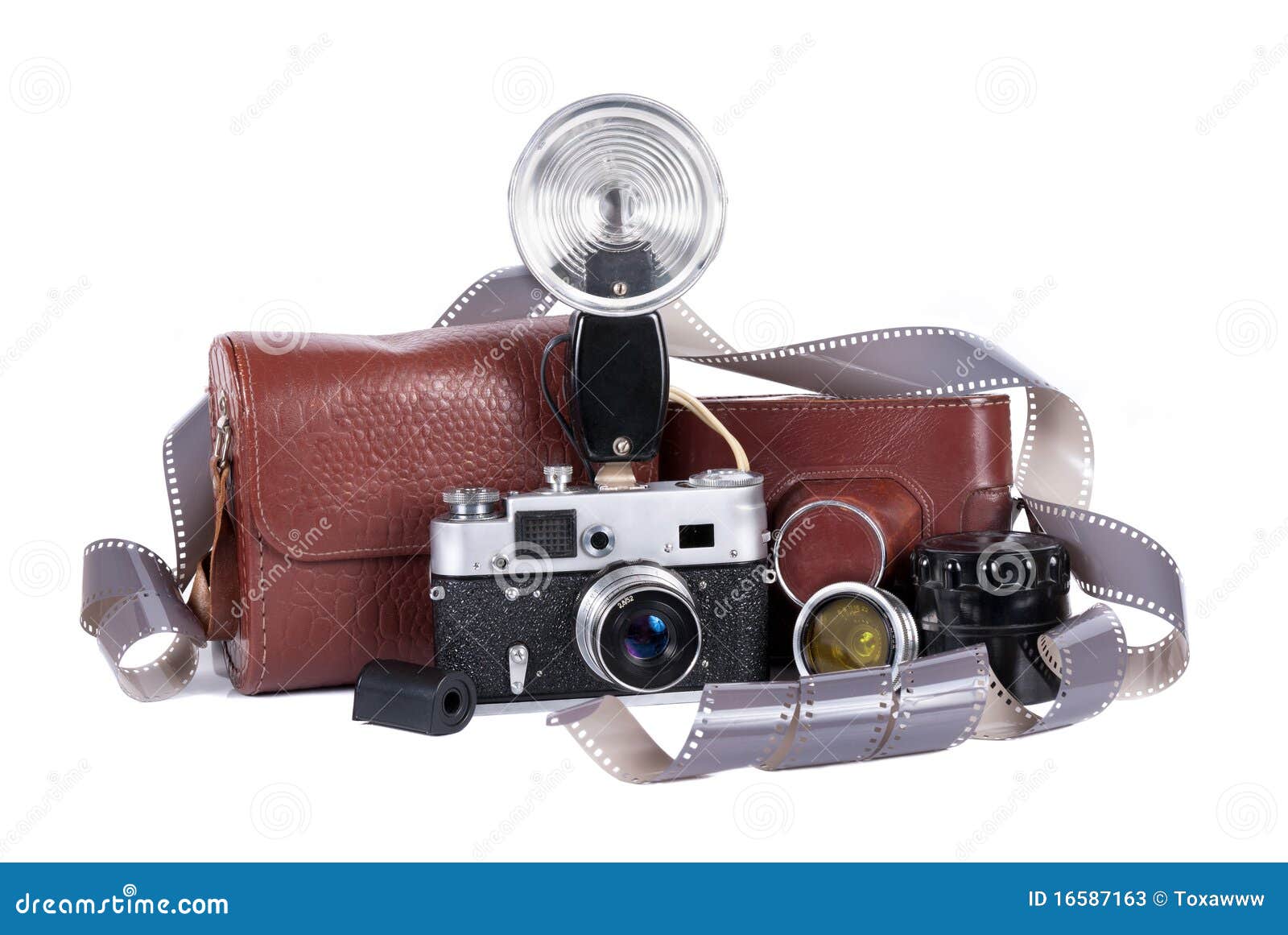 Old Camera With Flash Stock Photos - Image: 16587163