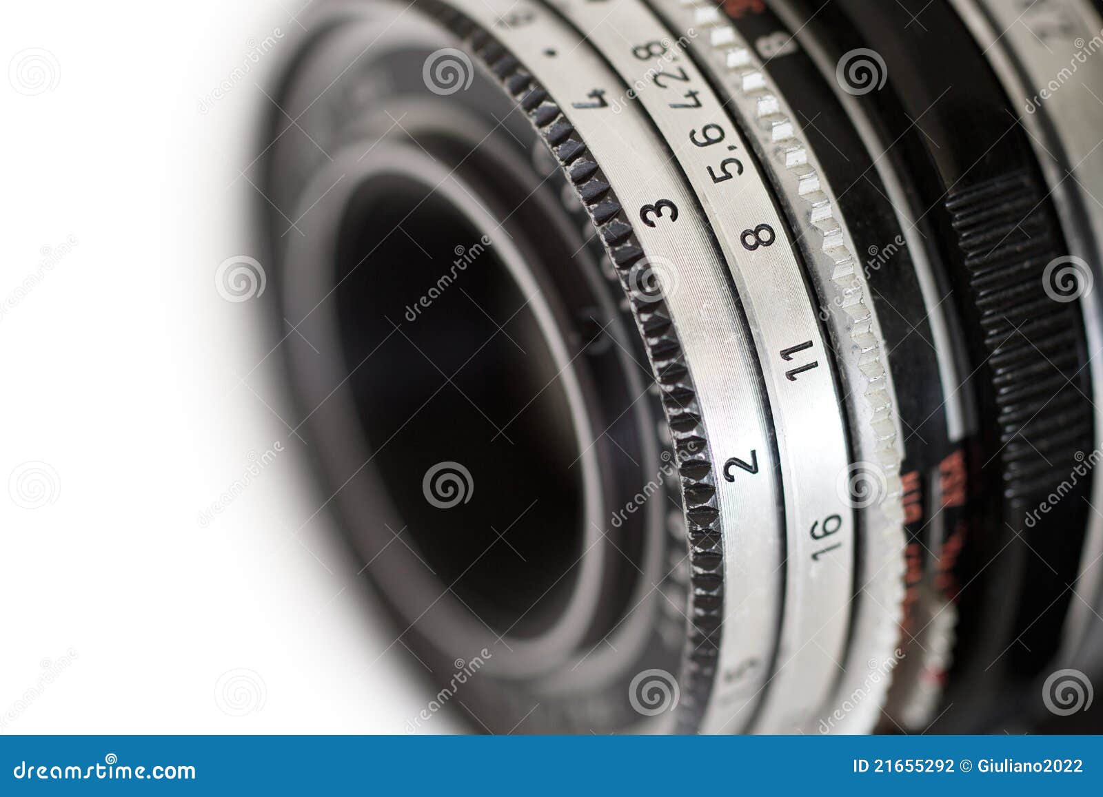 Old camera lens stock photo. Image of shoot, numbers - 21655292