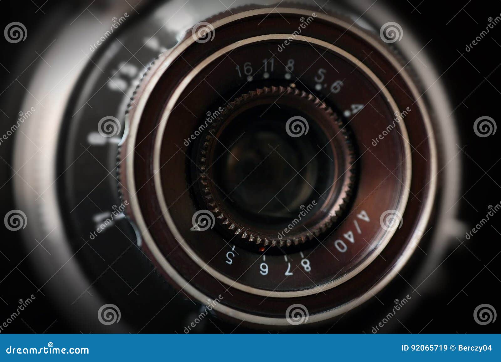 Old camera lens close up stock image. Image of metal - 92065719