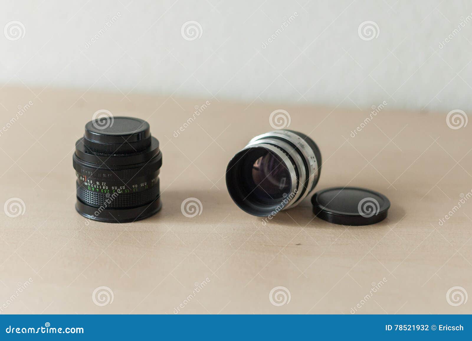Old camera lenses stock photo. Image of white, optical - 78521932
